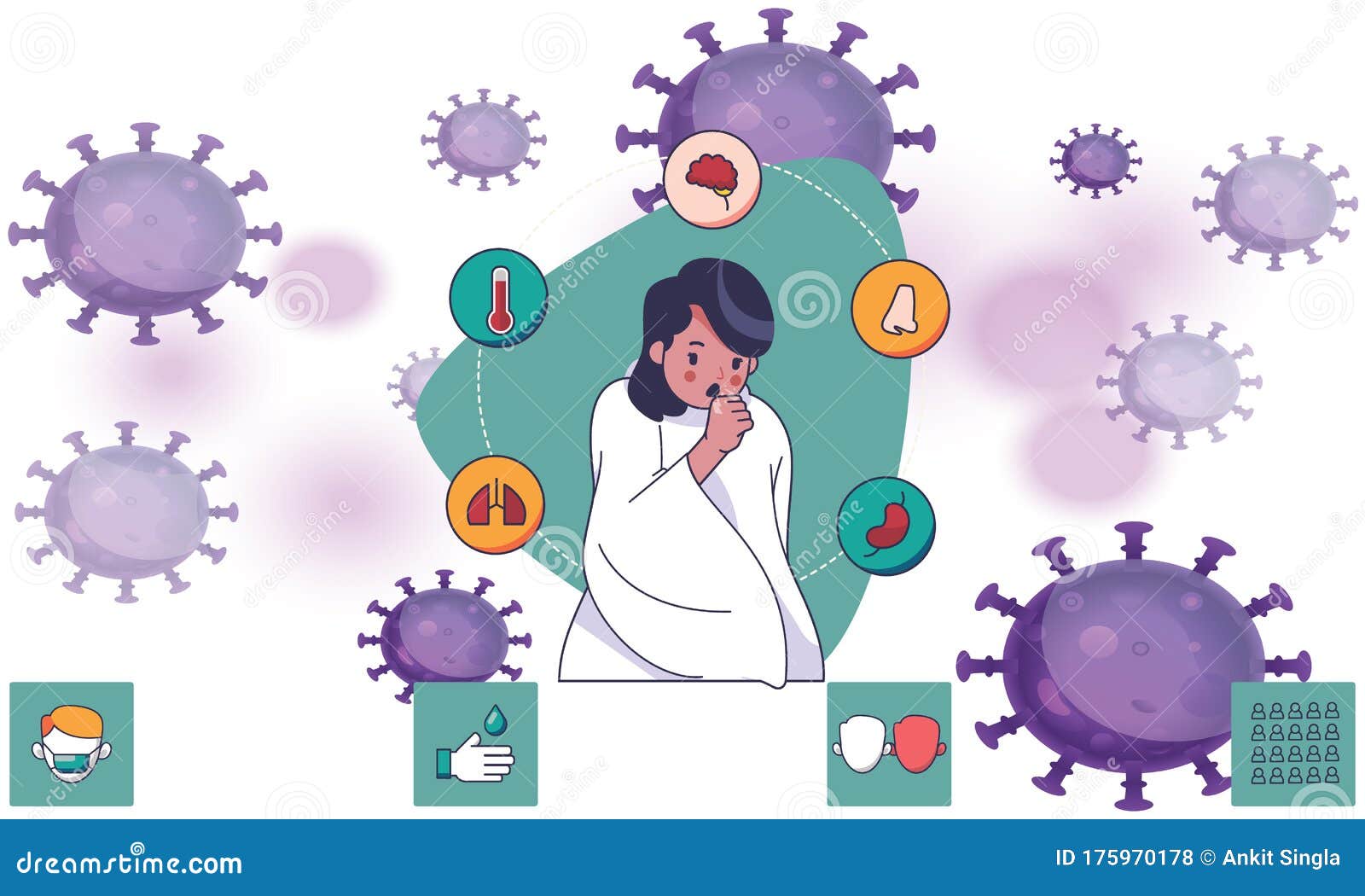 Girl And Guy Suffer From Obsessive-compulsive Disorder, Looping ...