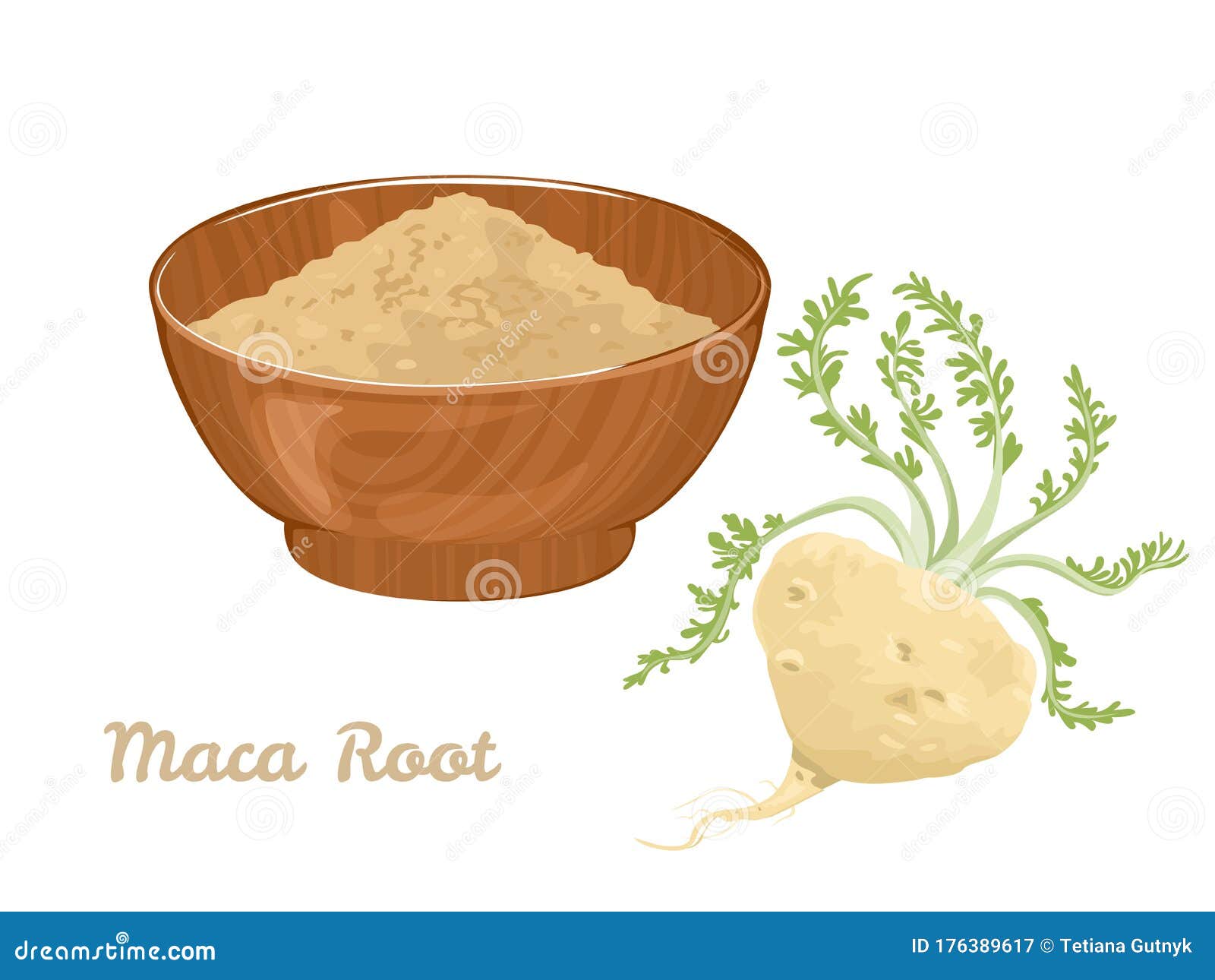 Bowl Maca Powder Stock Illustrations – 5 Bowl Maca Powder Stock ...