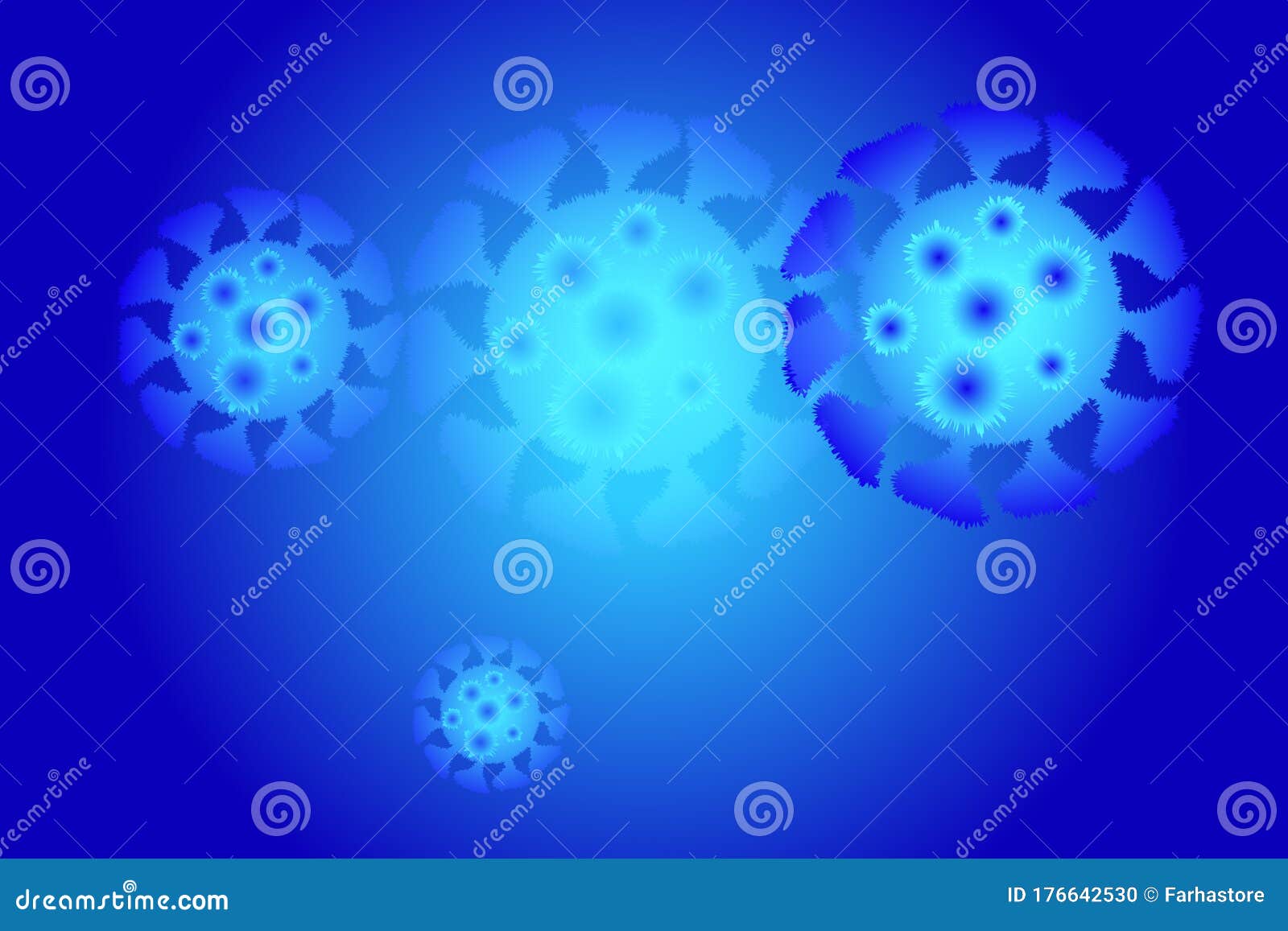 Colorful Corona Virus Symbol. Stock Illustration - Illustration of ...
