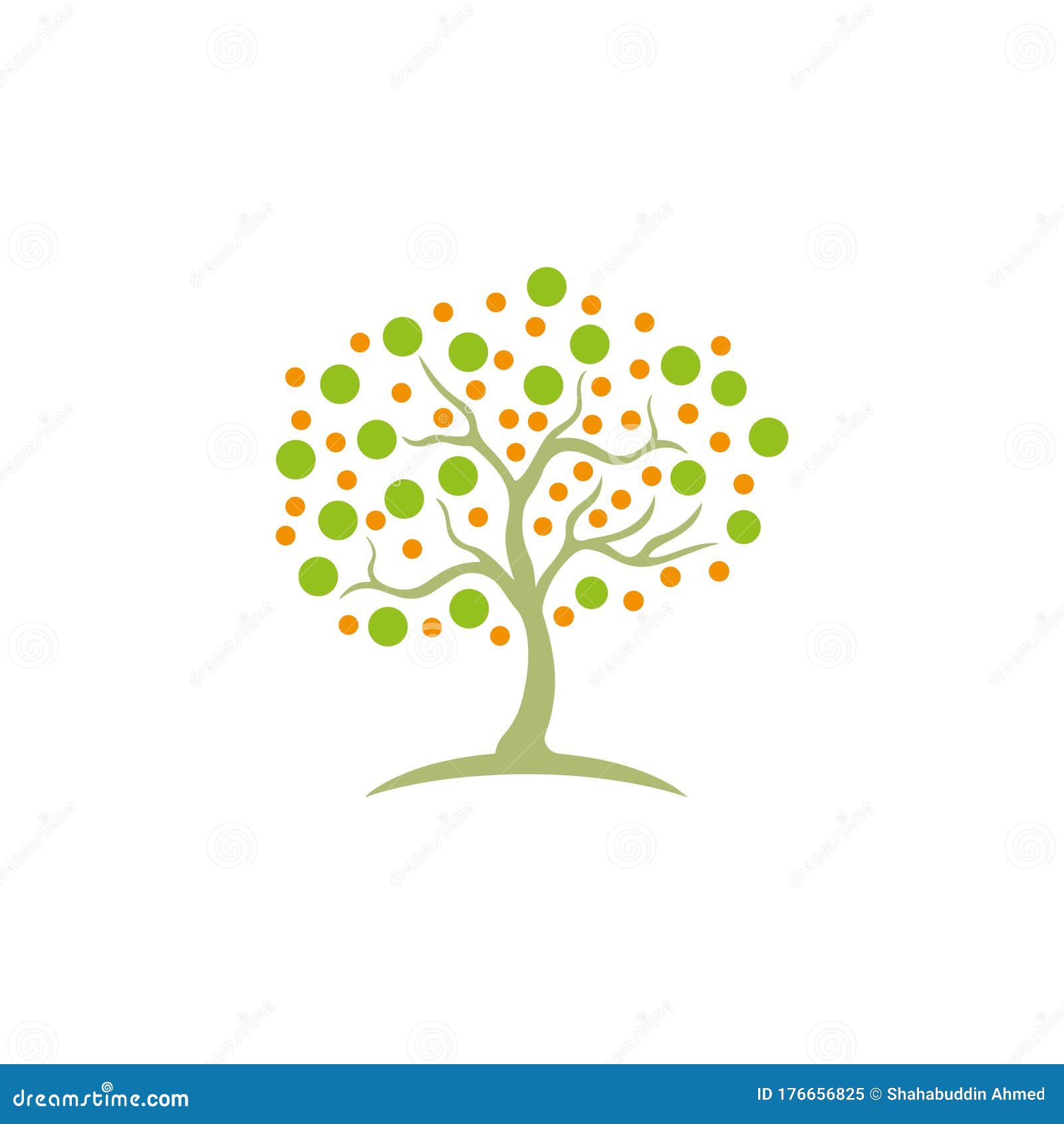 Digital Tree Technology Electric Circuit Logo Vector Design. Abstract ...