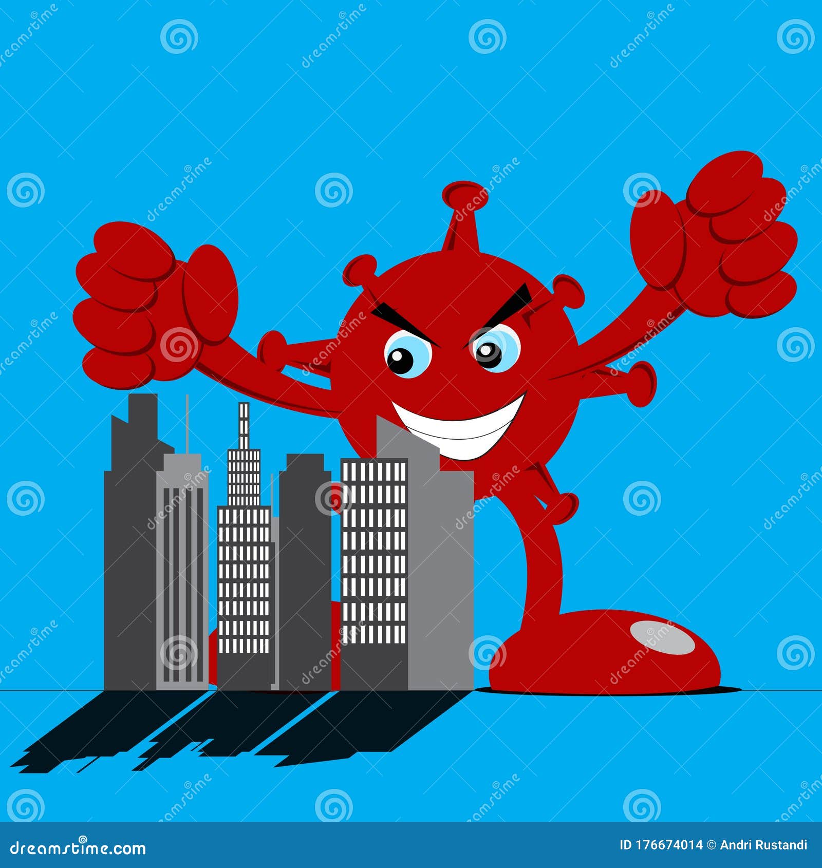 Cartoon Character stock vector. Illustration of infection - 176674014