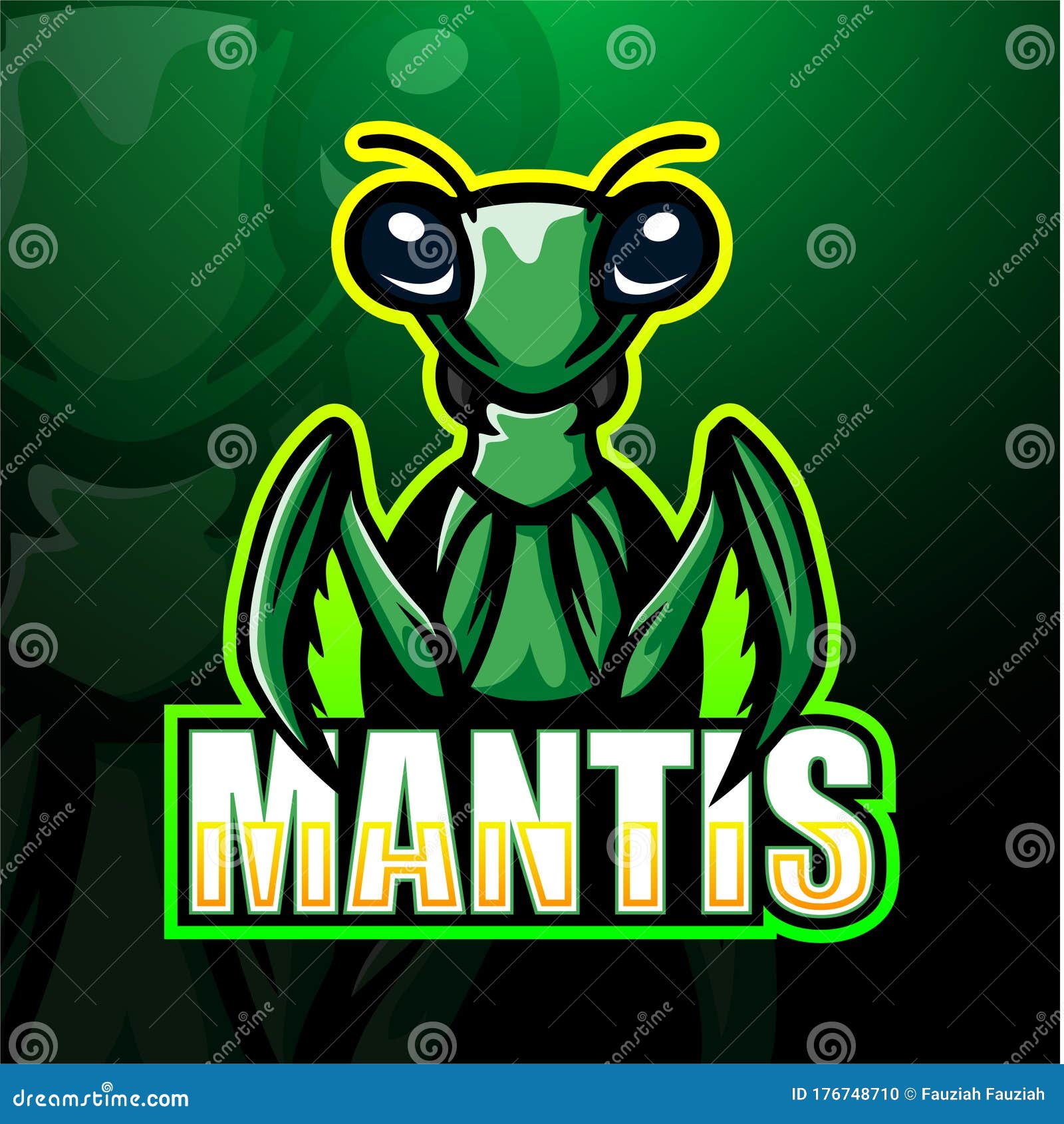 Angry Mantis Stock Photography | CartoonDealer.com #38365196