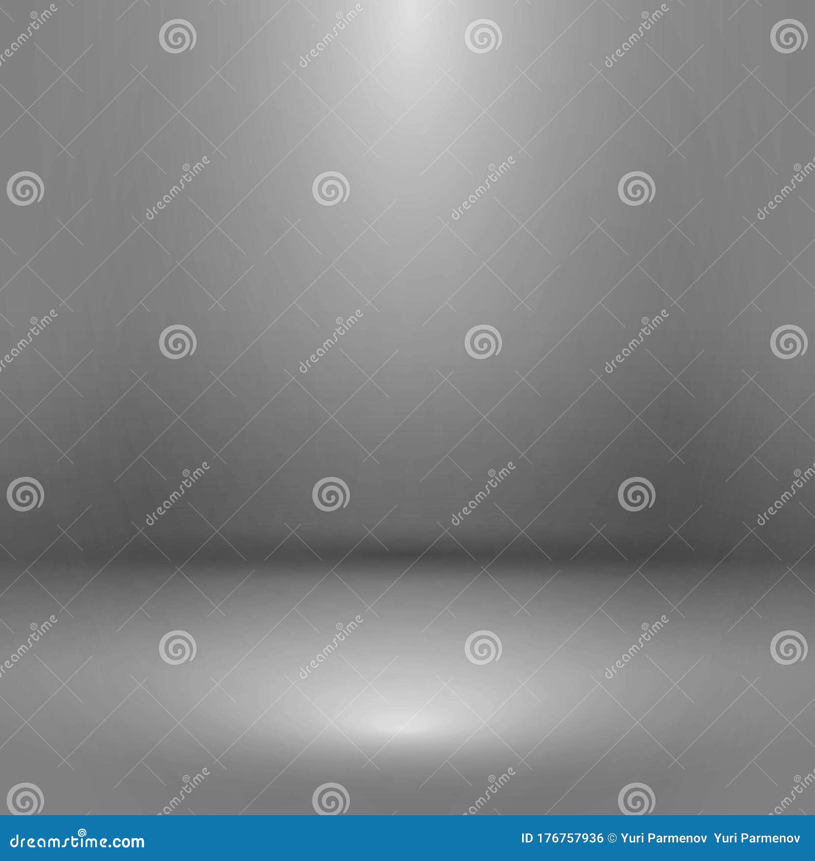 Empty Gray Studio Room with Lighting Effect, Used As Background for ...