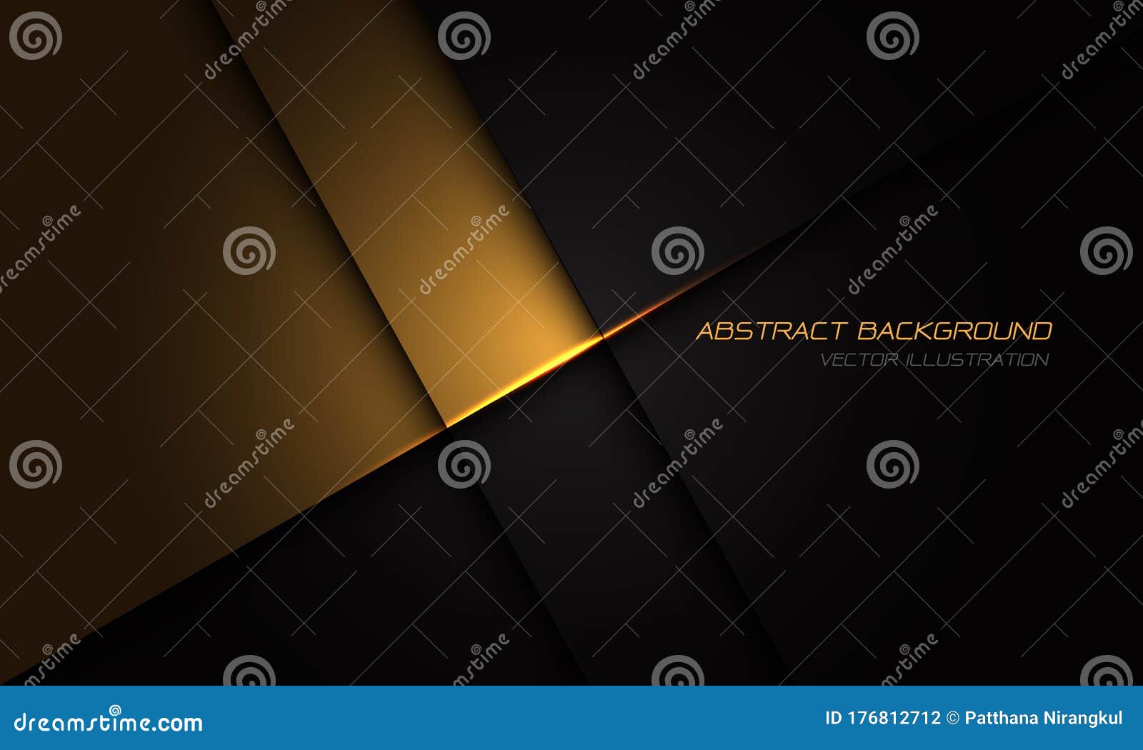 Abstract Gold on Black Metallic Texture with Simple Text Design Modern ...