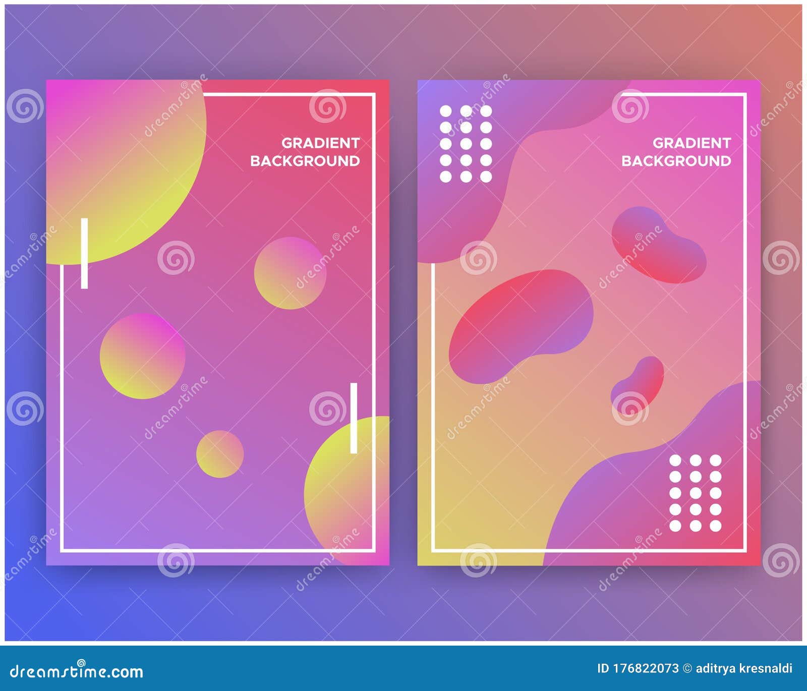 Liquid Background Design, Minimalist and Colorful Style Vector Stock ...