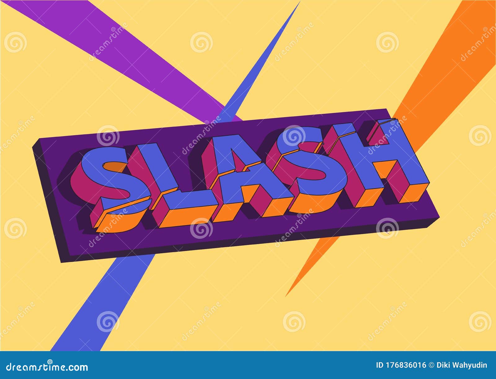 Slash Flat Illustrator Design Stock Illustration - Illustration of used ...