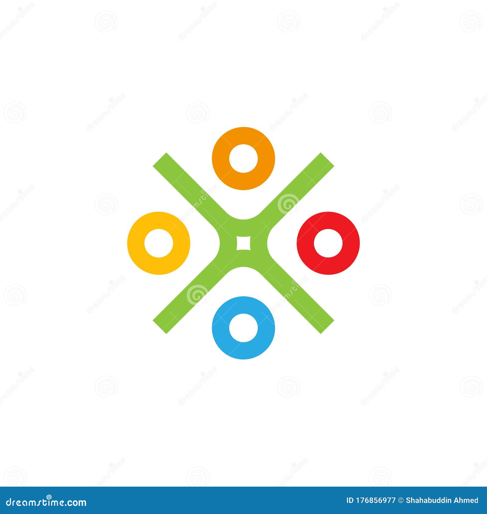 Letter X Technology Logo. Vector Tech Letter X Icon. Colorful Icon ...
