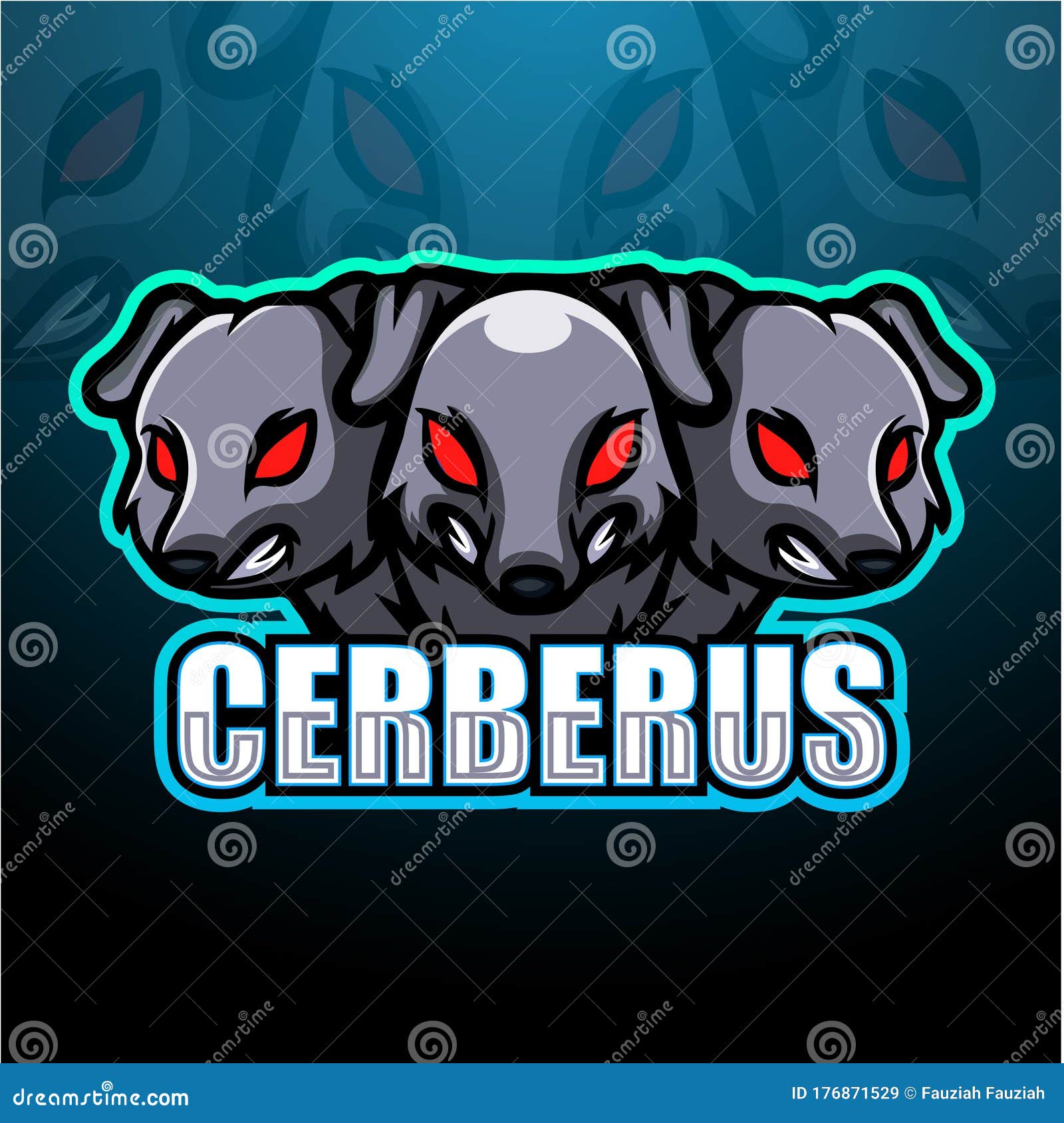 Cerberus Mascot Logo Template Vector Illustration | CartoonDealer.com ...