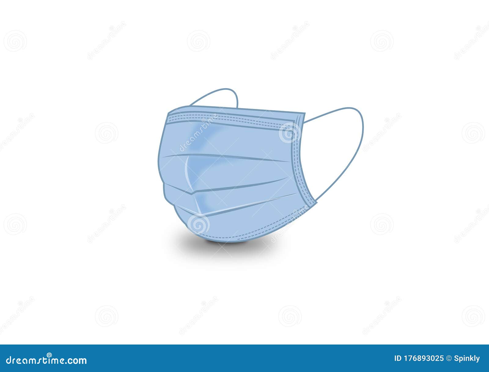 Surgical Mask Vector Illustration for Use with Designs Stock Vector ...
