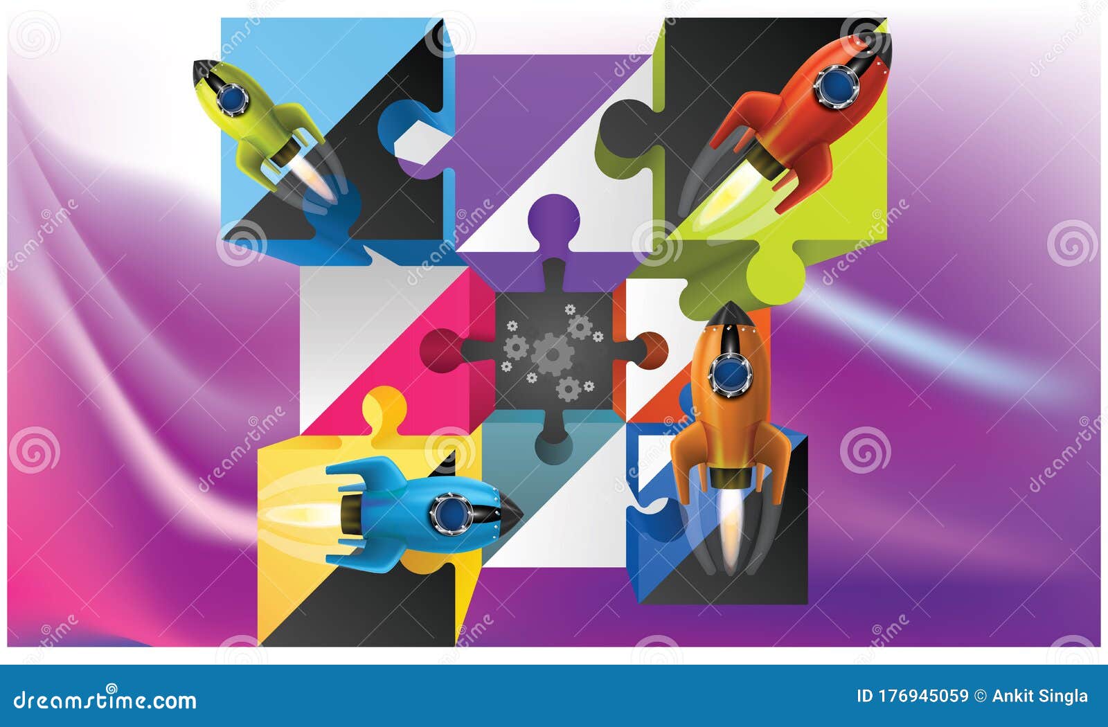 3D Cubes. Set Of Colored Spatial Figures. Vector Illustrations ...