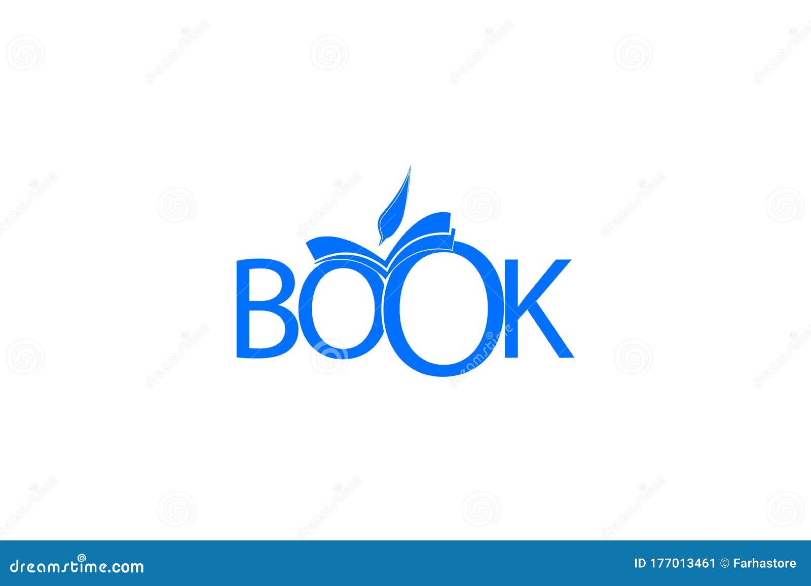 Blue Book sign and symbol, stock vector. Illustration of commercial ...