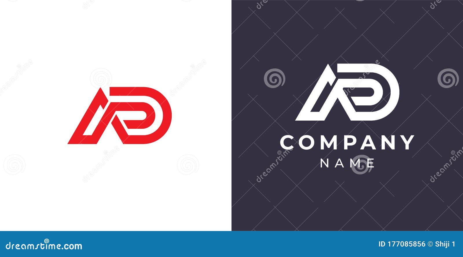 A and D Monogram Logo Design,simple Minimal Modern Style Logomark,brand ...