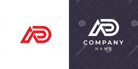 A and D Monogram Logo Design,simple Minimal Modern Style Logomark,brand ...