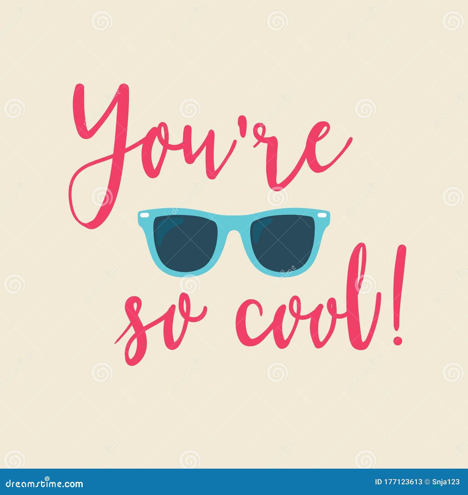 You`re so Cool - Vector Illustration Stock Illustration - Illustration ...