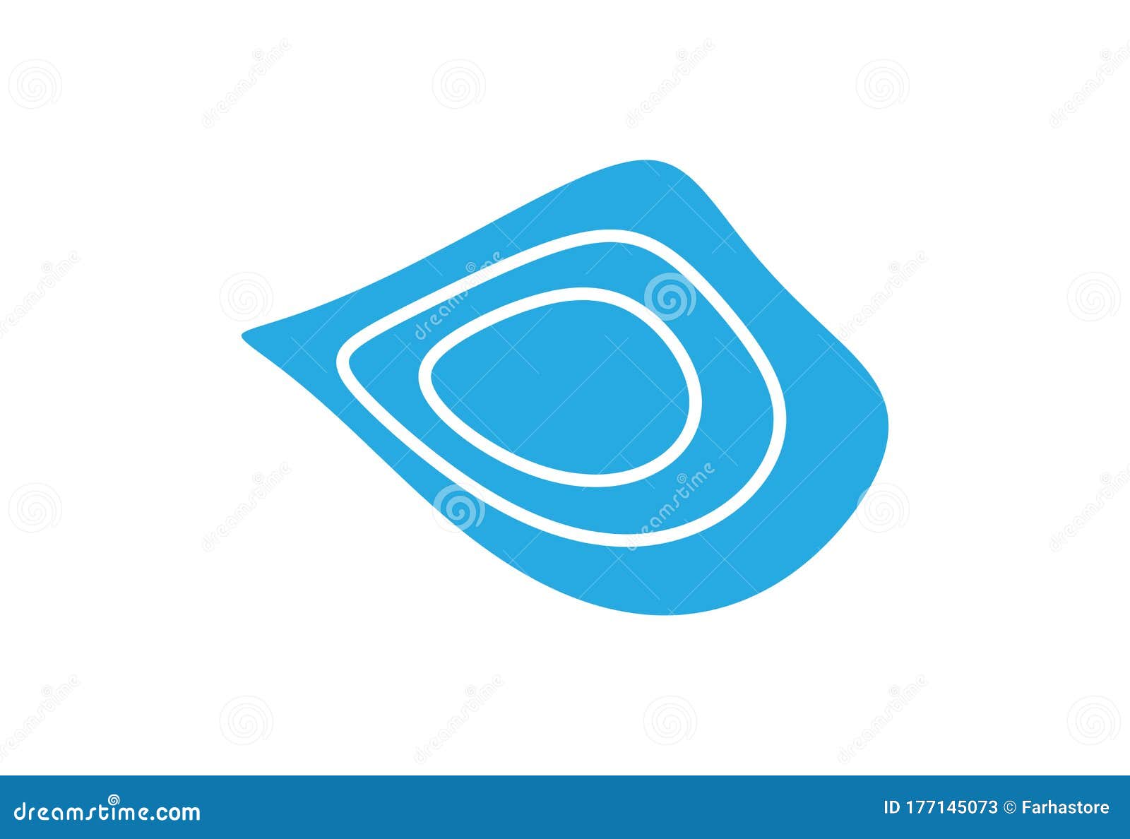Light blue sign and symbol stock vector. Illustration of abstract ...