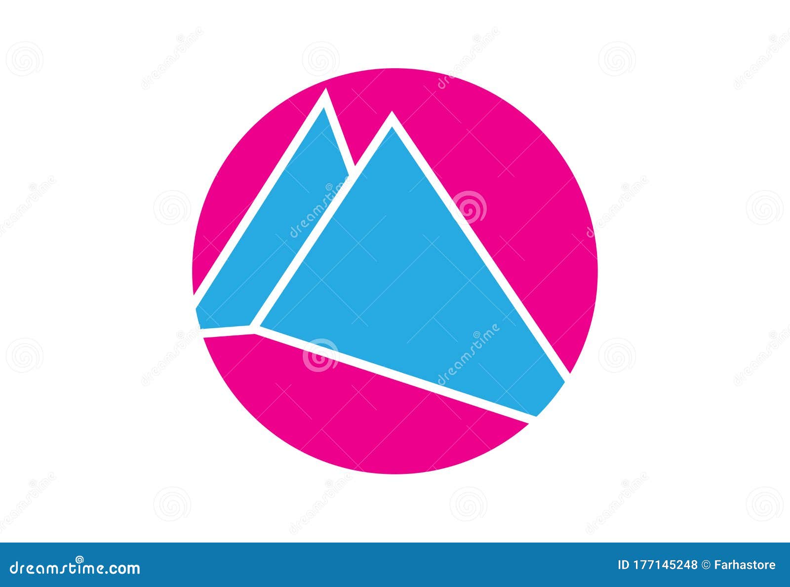 Red Blue Colors Symbol Design Stock Vector - Illustration of colors ...