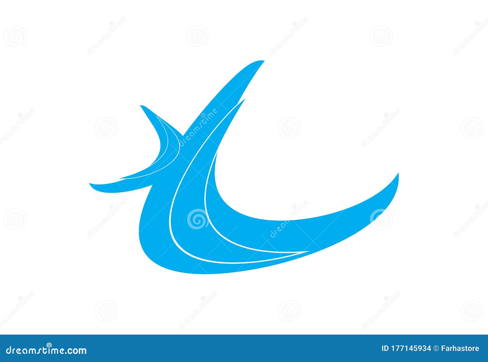 Light blue sign and symbol stock vector. Illustration of sign - 177145934