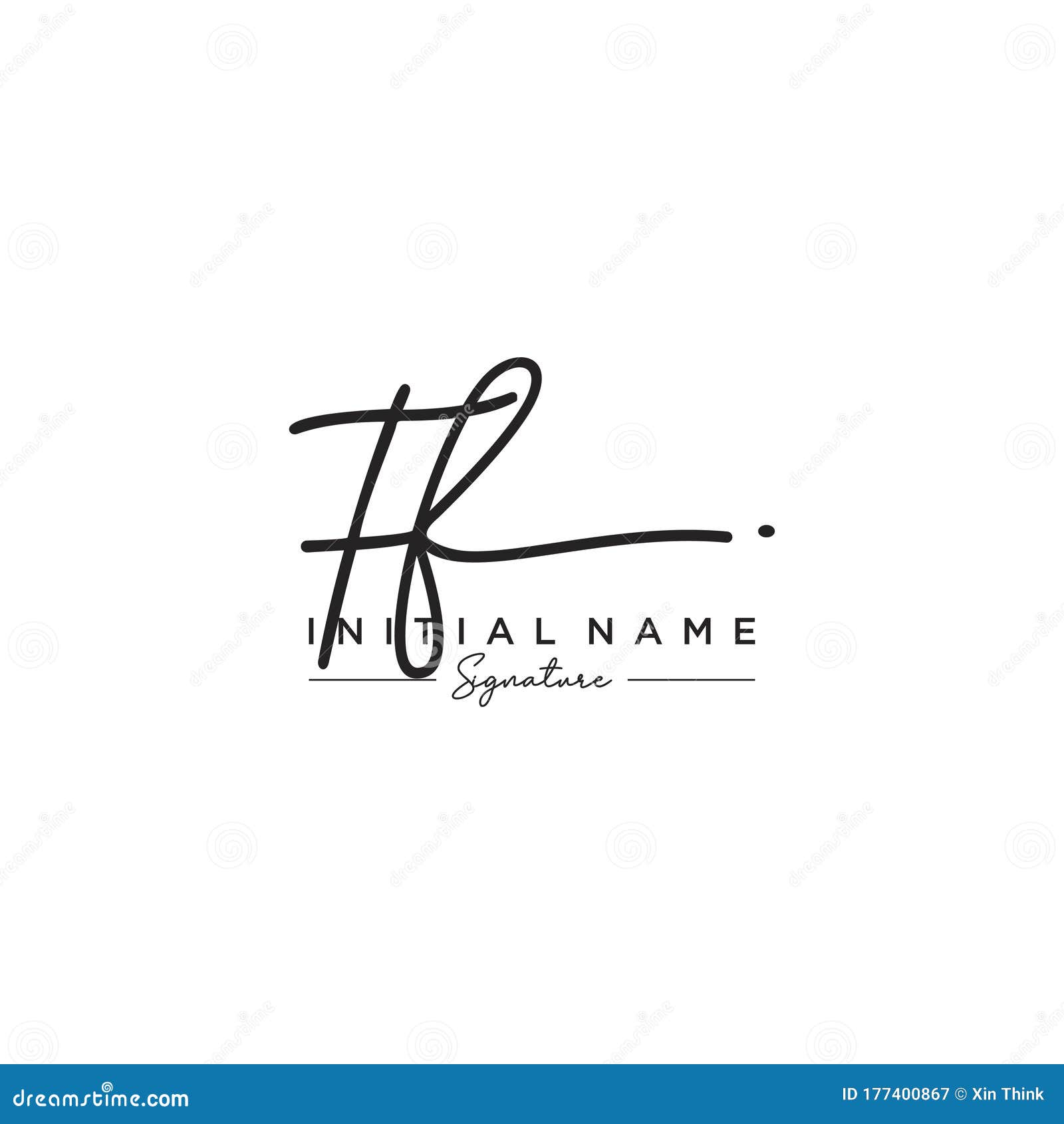 Letter FF Signature Logo Template Vector Stock Vector - Illustration of ...
