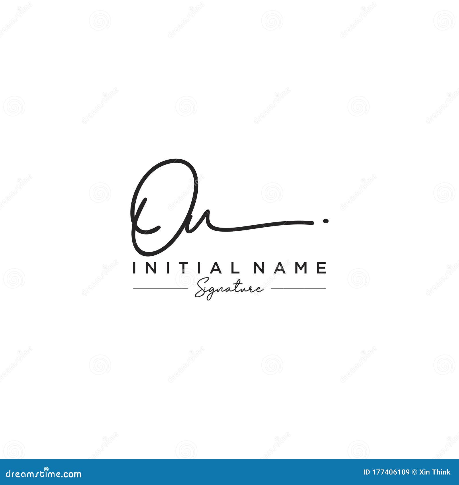 Letter OU Signature Logo Template Vector Stock Vector - Illustration of ...