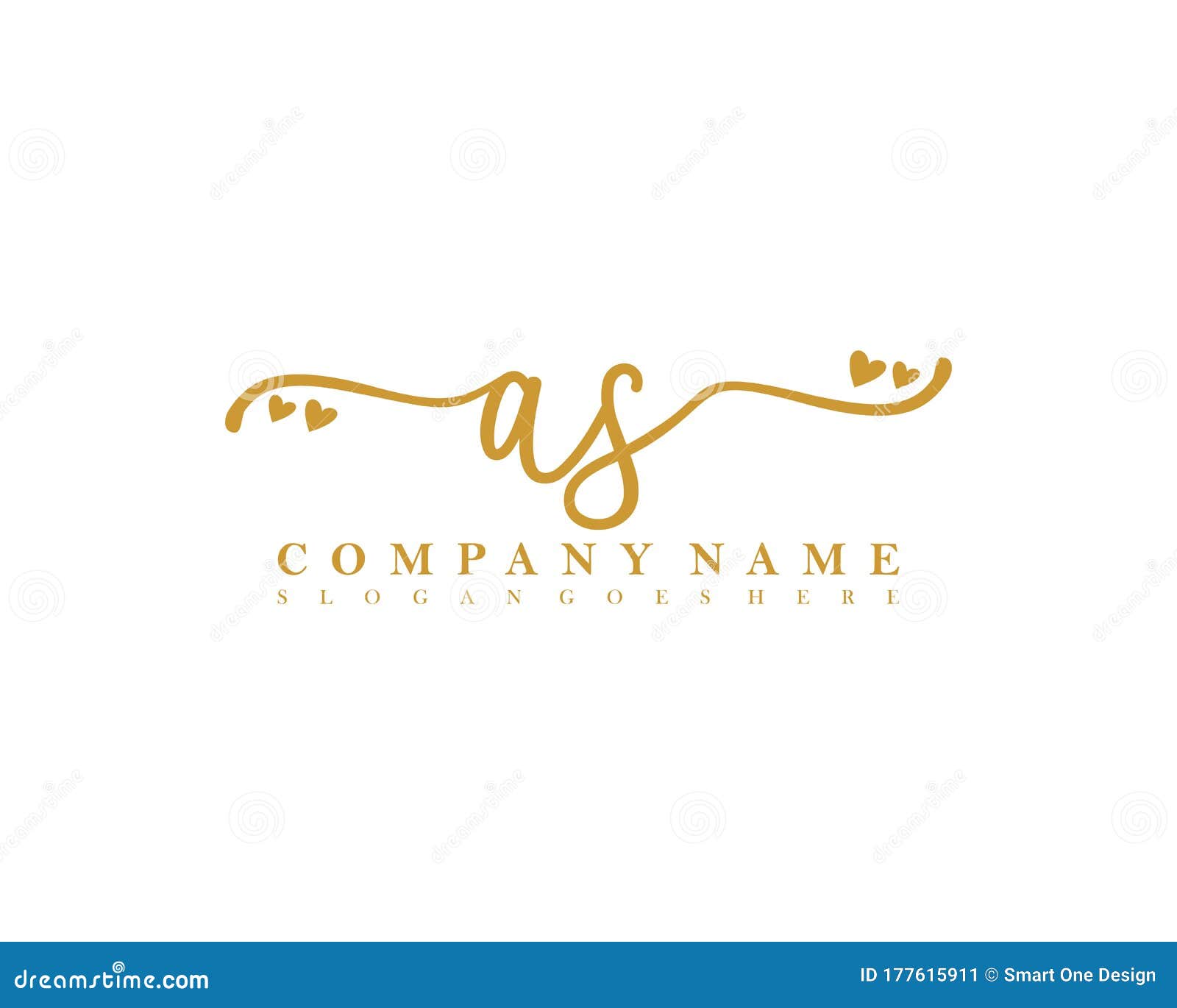 AS Initial Handwriting Logo Template Stock Vector - Illustration of ...