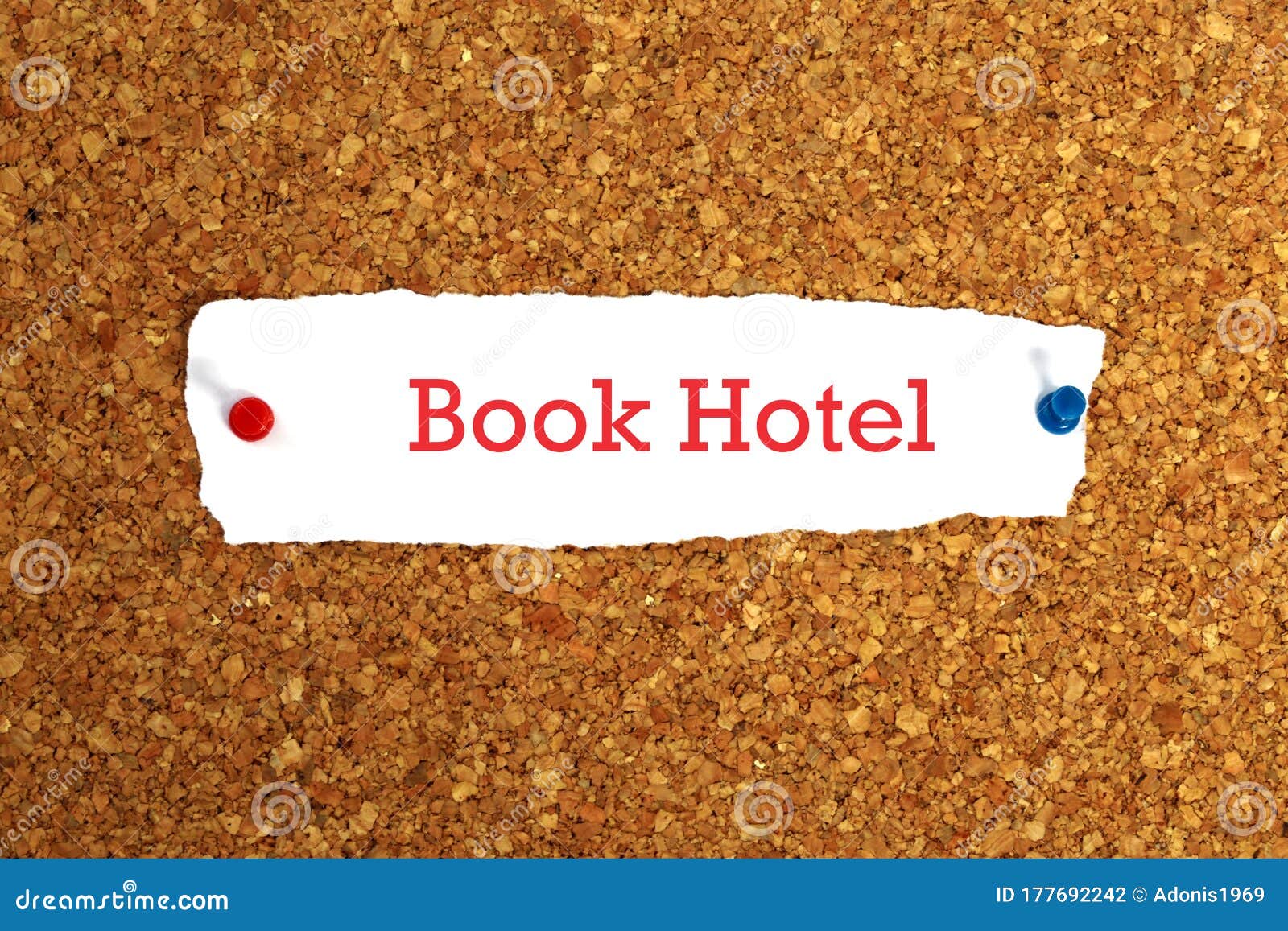 Book hotel on paper stock photo. Image of macro, reservation - 177692242