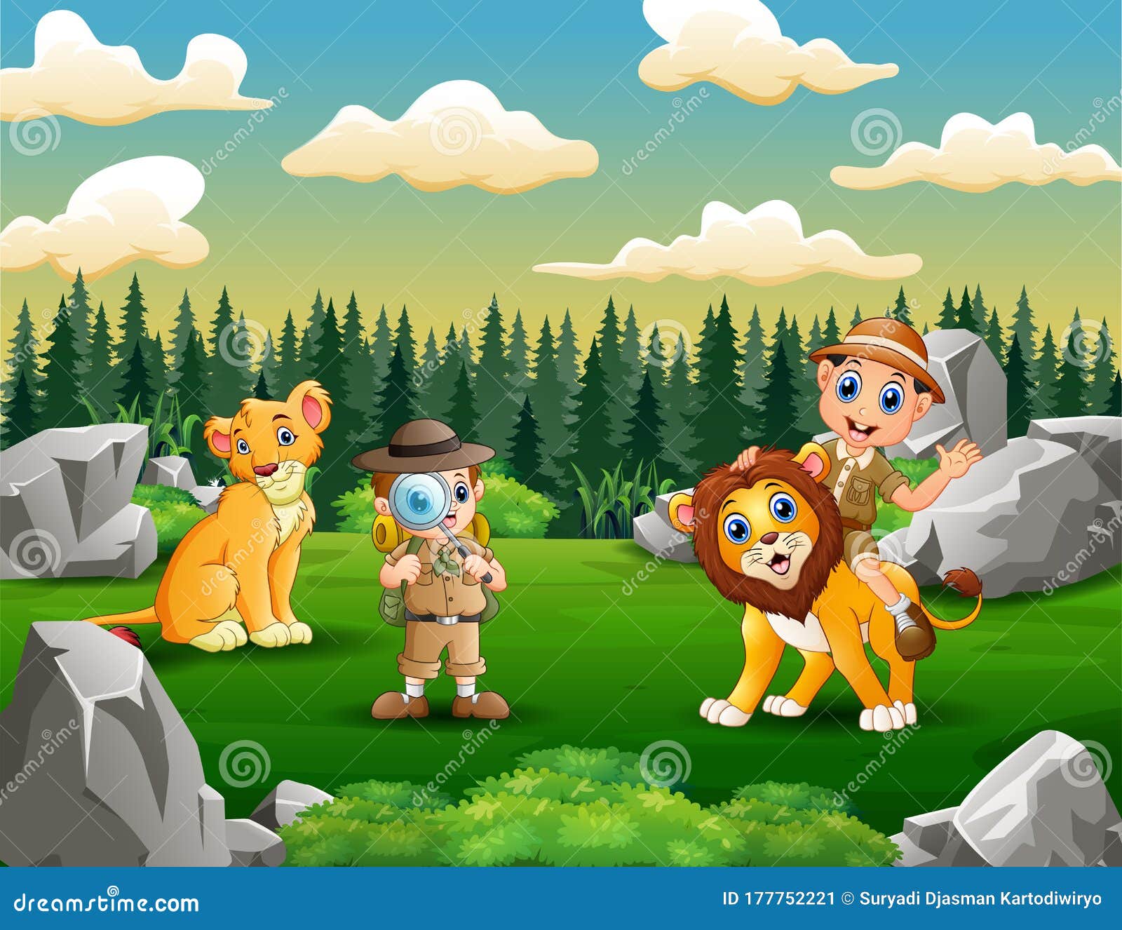 Zookeeper Cartoons, Illustrations & Vector Stock Images - 1779 Pictures ...