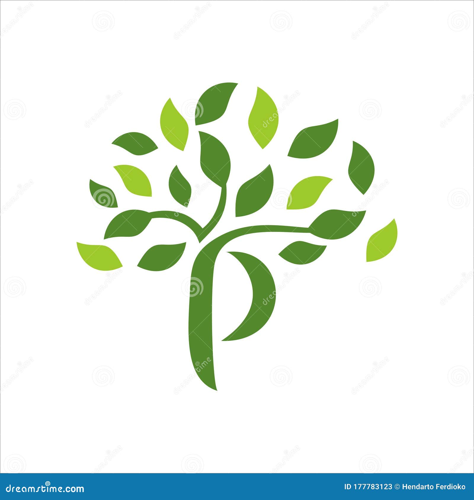 Letter P Tree Leaf Logo with Green Trees that Grow Rapidly for All Your ...