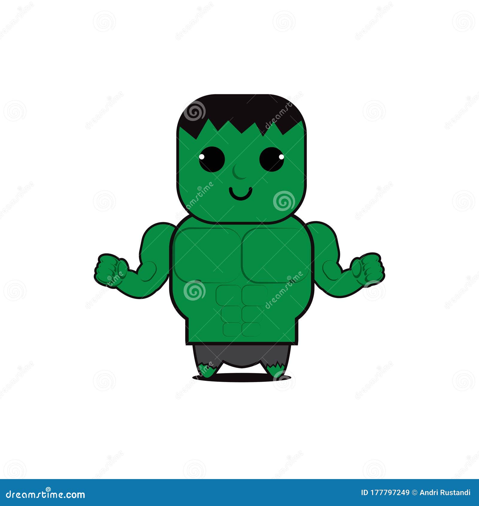 Cute Hulk Cartoon