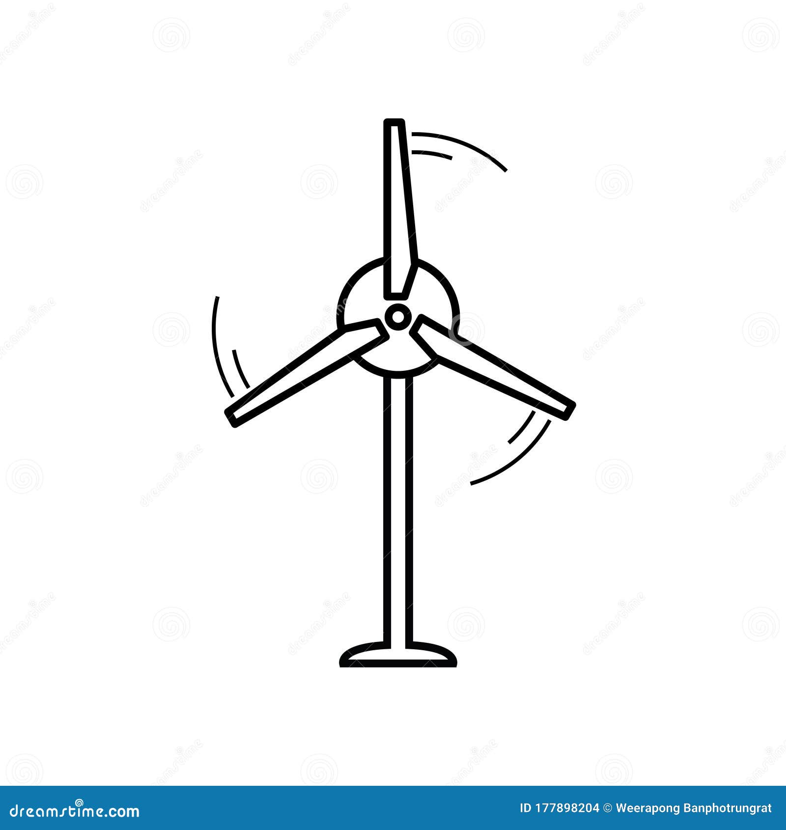 Solar Power and Wind Wheel Enwergy Stock Vector - Illustration of panel ...