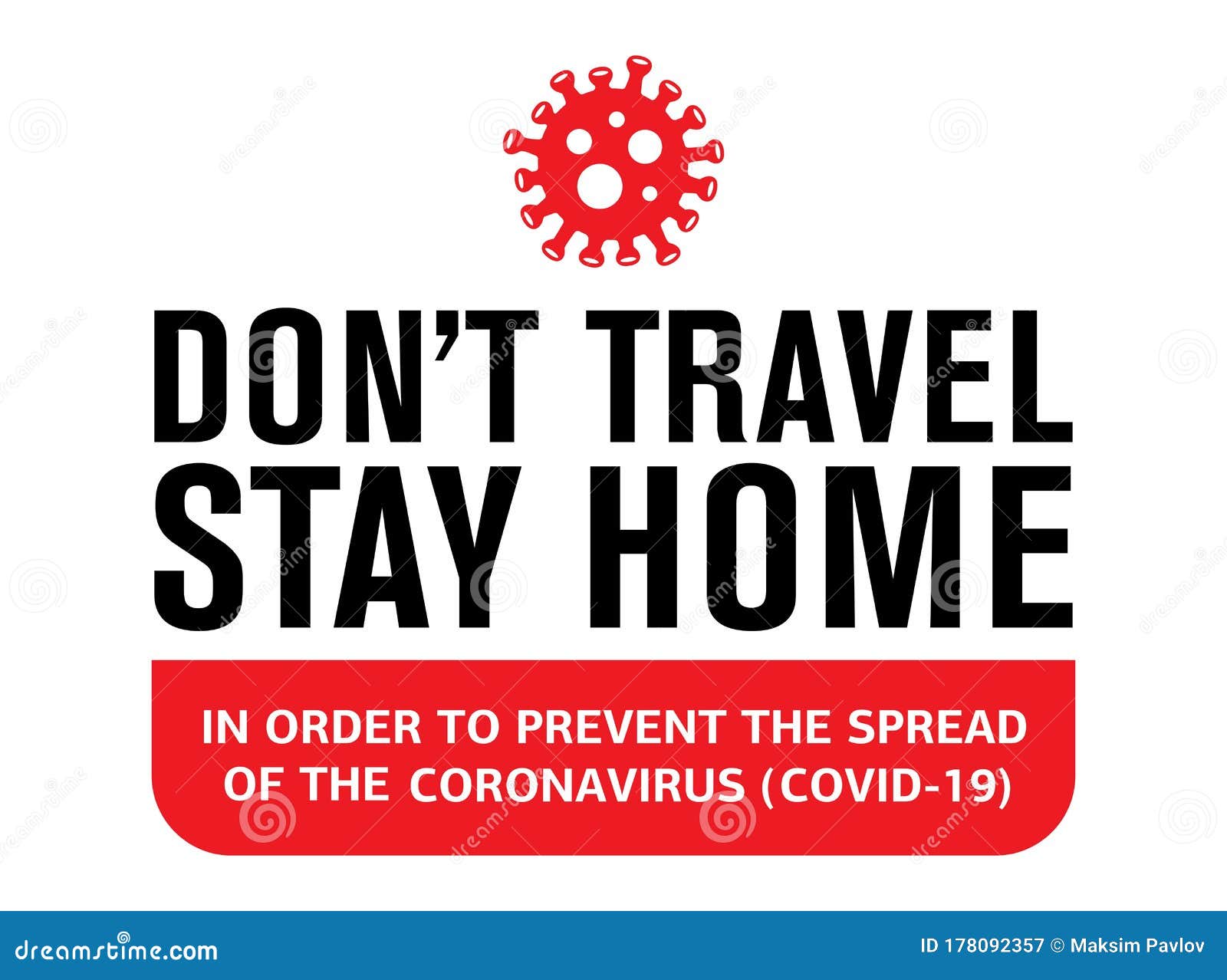 Travel Vs Stay Home Words Two Way Street Road Intersection Signs ...