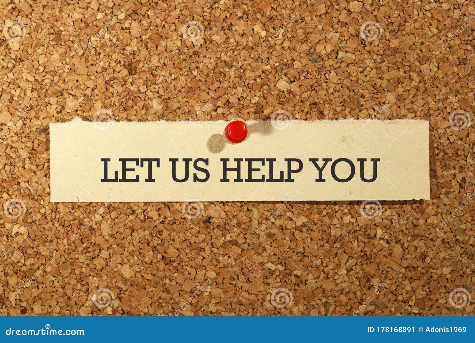 Let us help you on paper stock image. Image of assistance - 178168891