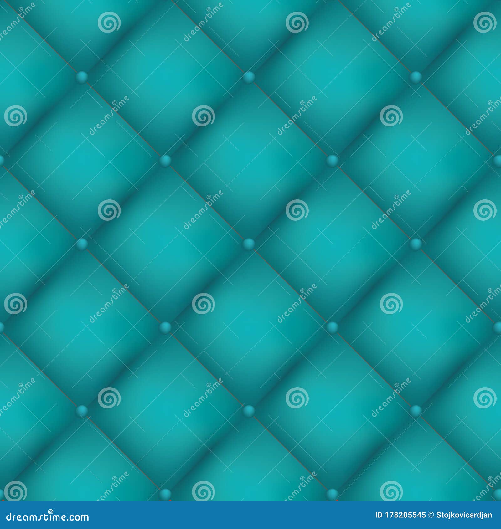 Blue Quilted Seamless Pattern Stock Vector - Illustration of material ...