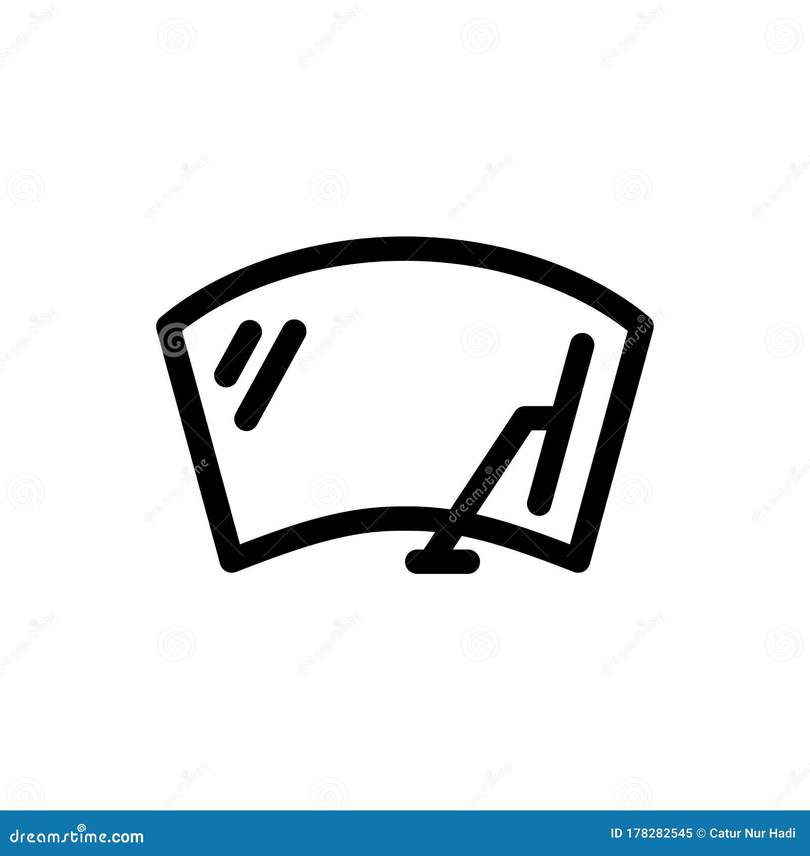 Car Wiper Icon Vector Design Trendy Stock Vector - Illustration of ...