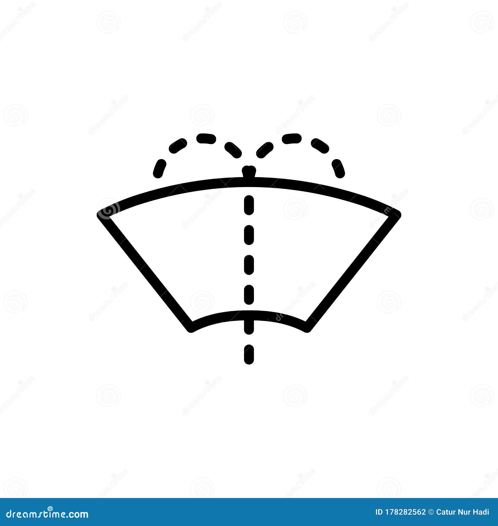 Car Wiper Icon Vector Design Trendy Stock Vector - Illustration of ...