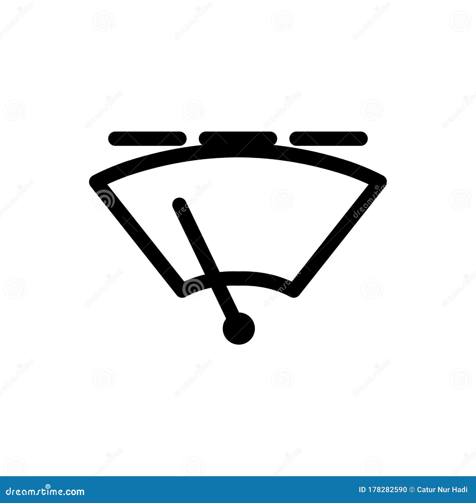 Car Wiper Icon Vector Design Trendy Stock Vector - Illustration of ...