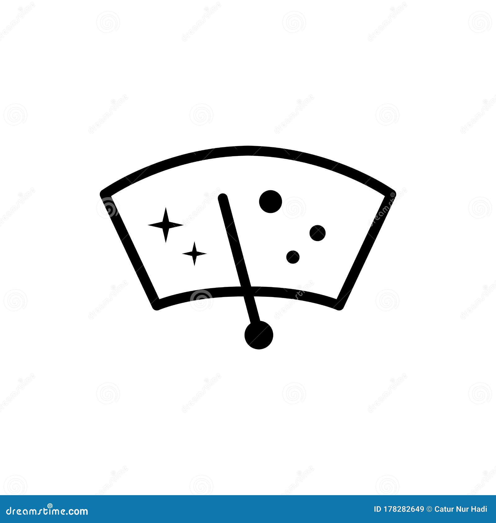 Car Wiper Icon Vector Design Trendy Stock Vector - Illustration of ...