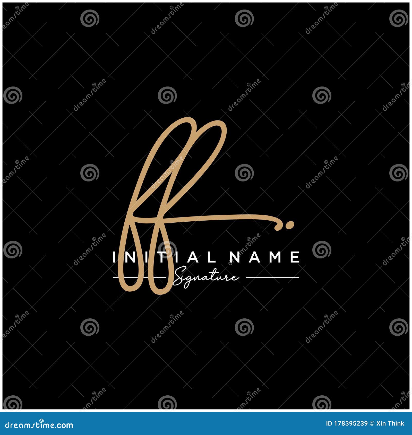 Letter FF Signature Logo Template Vector Stock Vector - Illustration of ...
