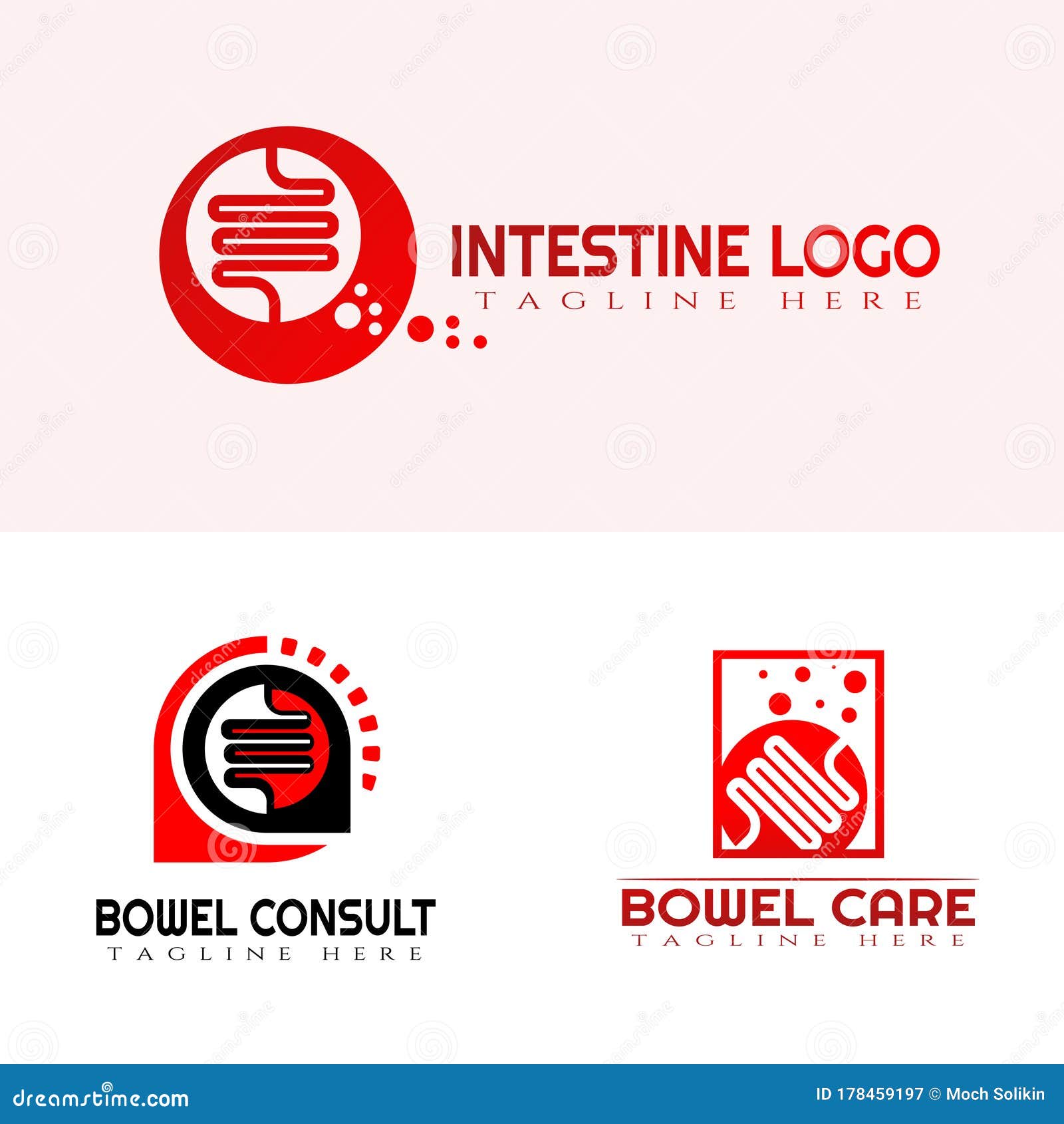 Human Intestinal Icon. Logo of the Large Intestine or Small Intestine ...