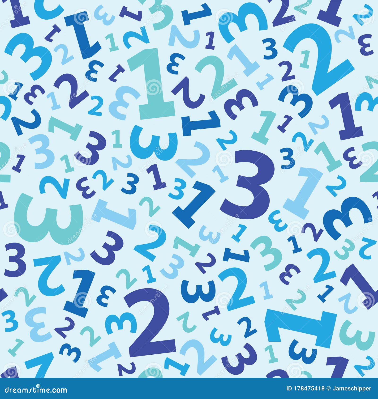 Blue Abc Letter Background Seamless Stock Vector - Illustration of ...