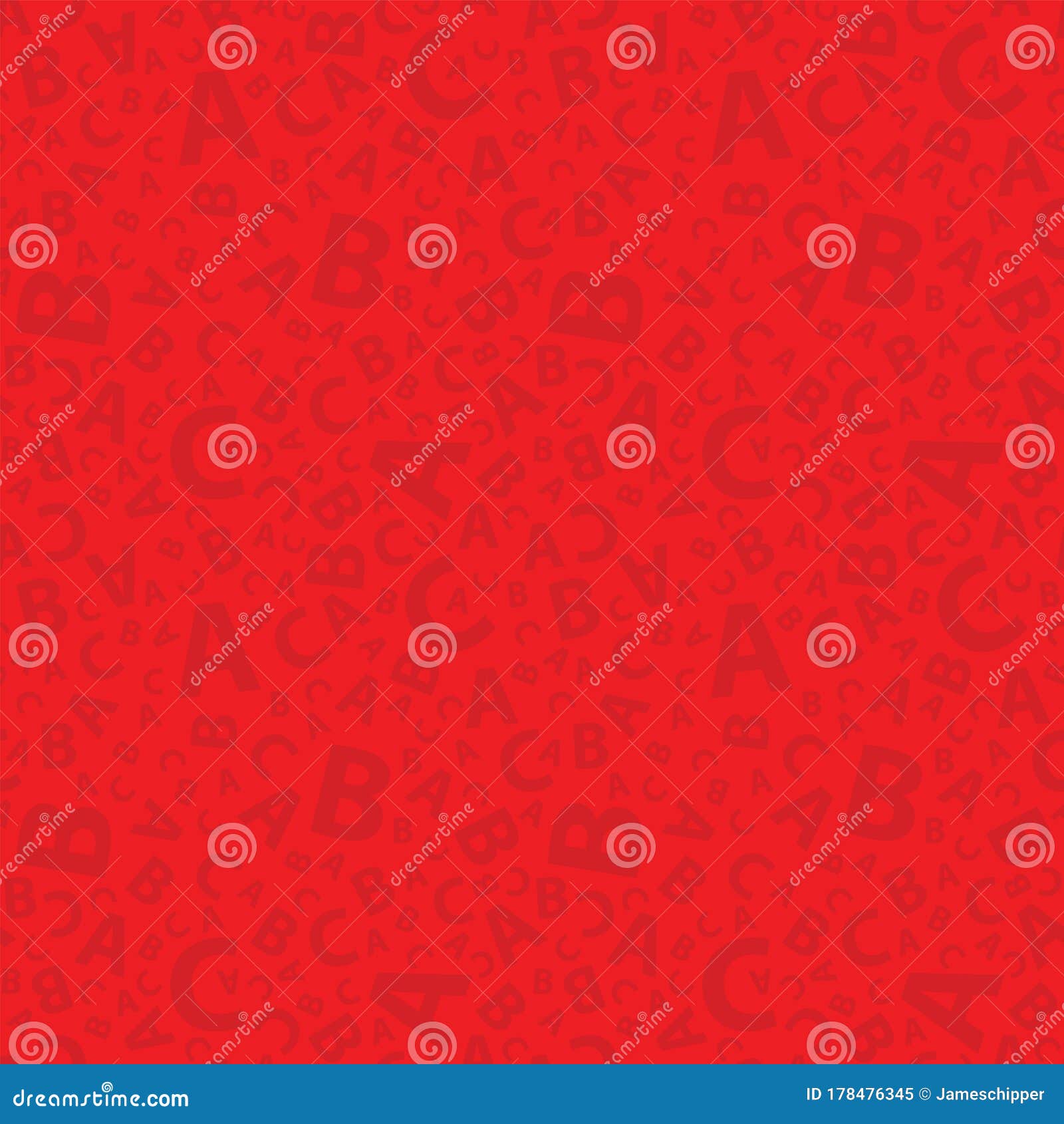 Red 123 Number Background Seamless Stock Vector - Illustration of ...