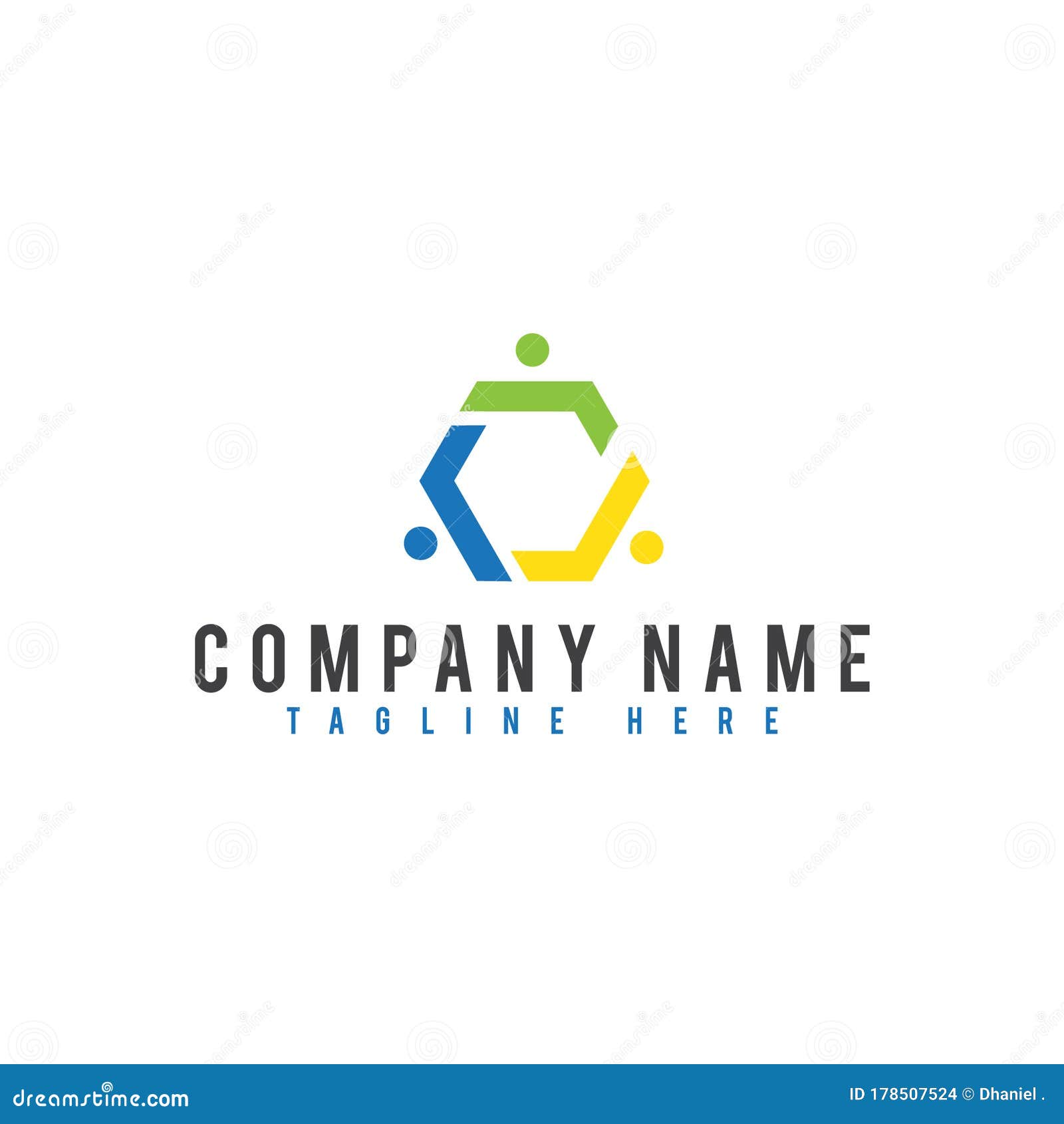 Creative and Colorful People Group Logo Design, Vector Stock ...