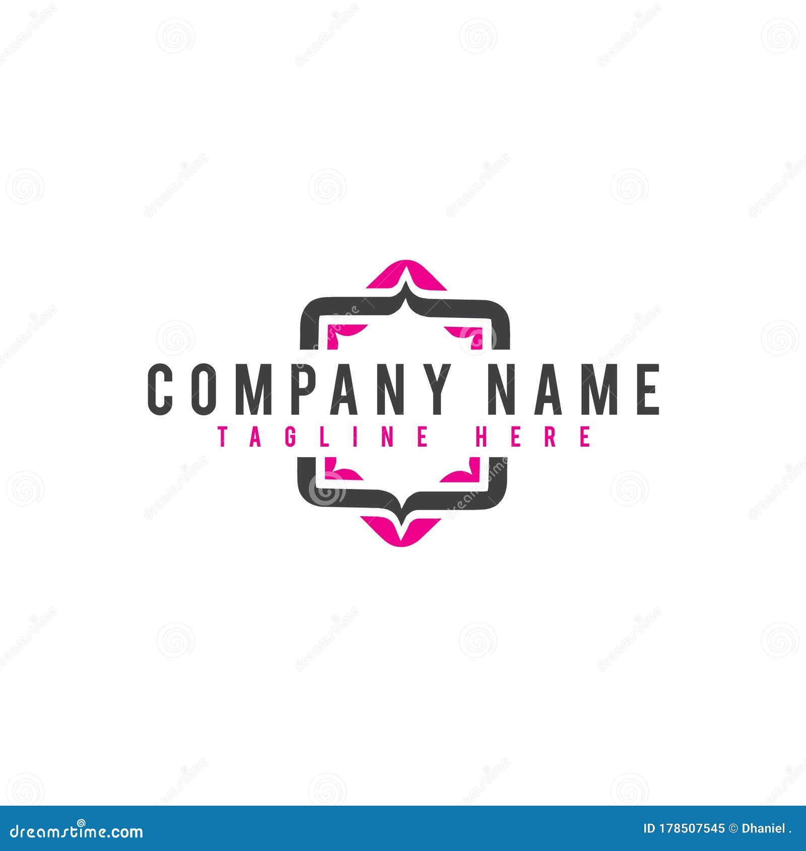 Creative and Fresh Frame Logo Design - Vector Illustrator Stock ...