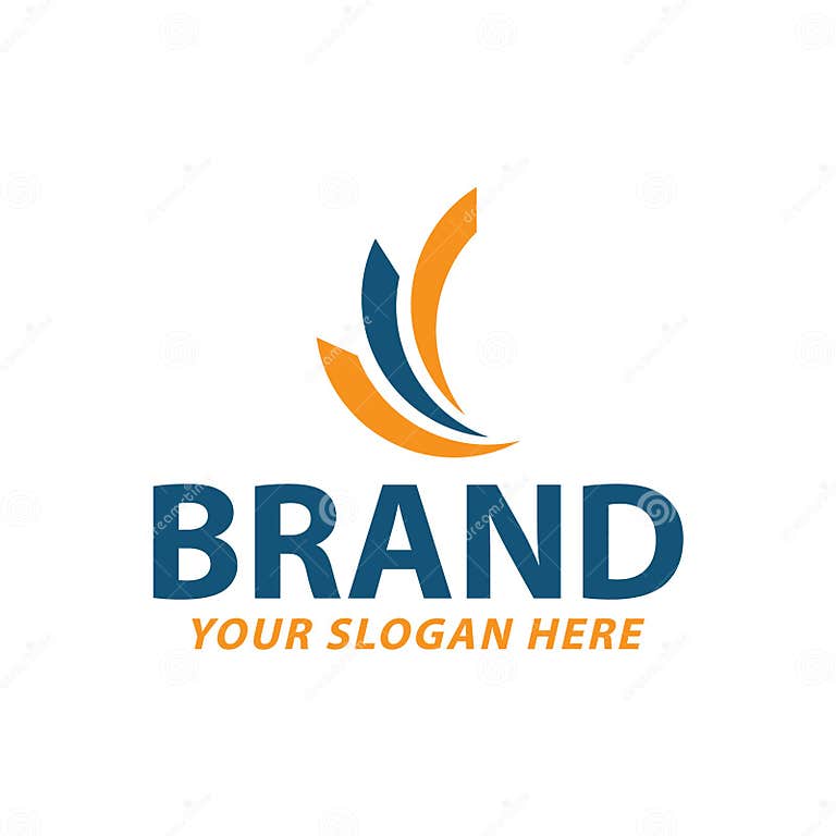 Creative Curved Line Logo Design, Vector Stock Illustration ...