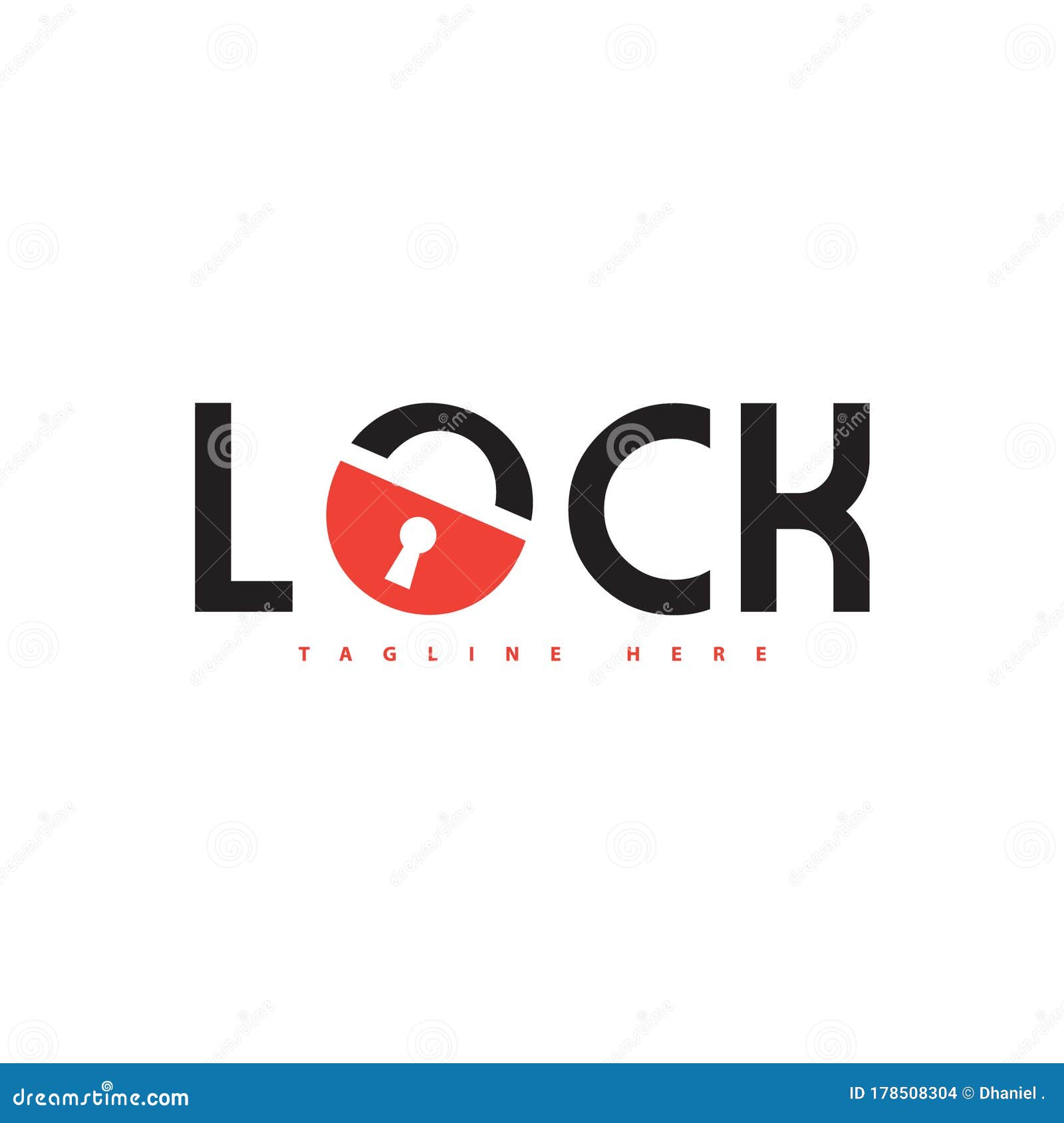 Creative Lock Logotype Design, Vector Illustrator Stock Vector ...