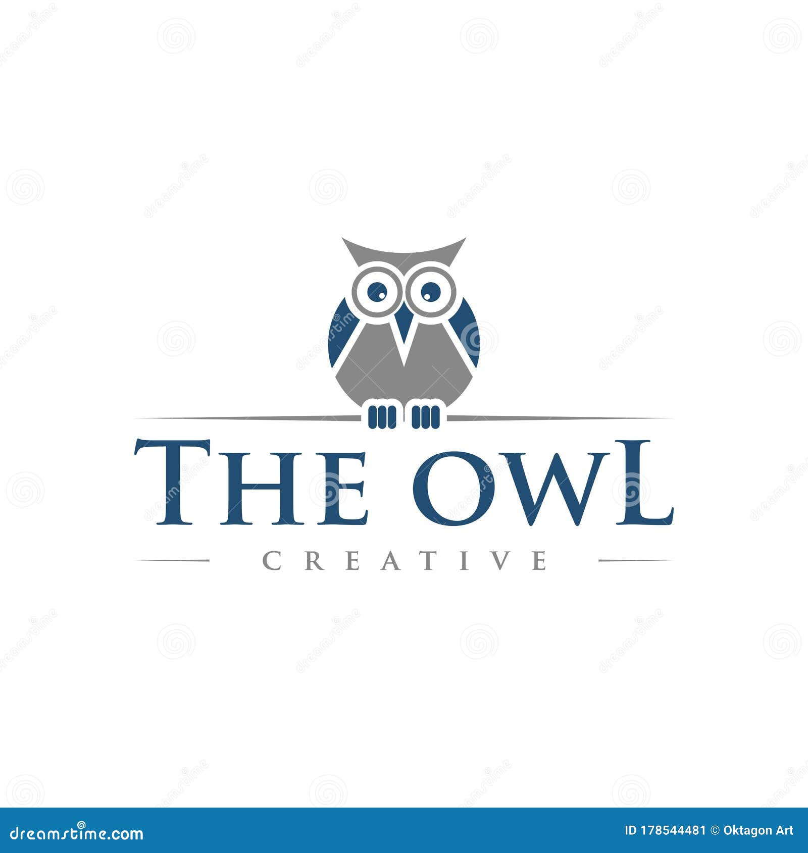 The Owl Capital Logo Design Stock Vector - Illustration of capital ...