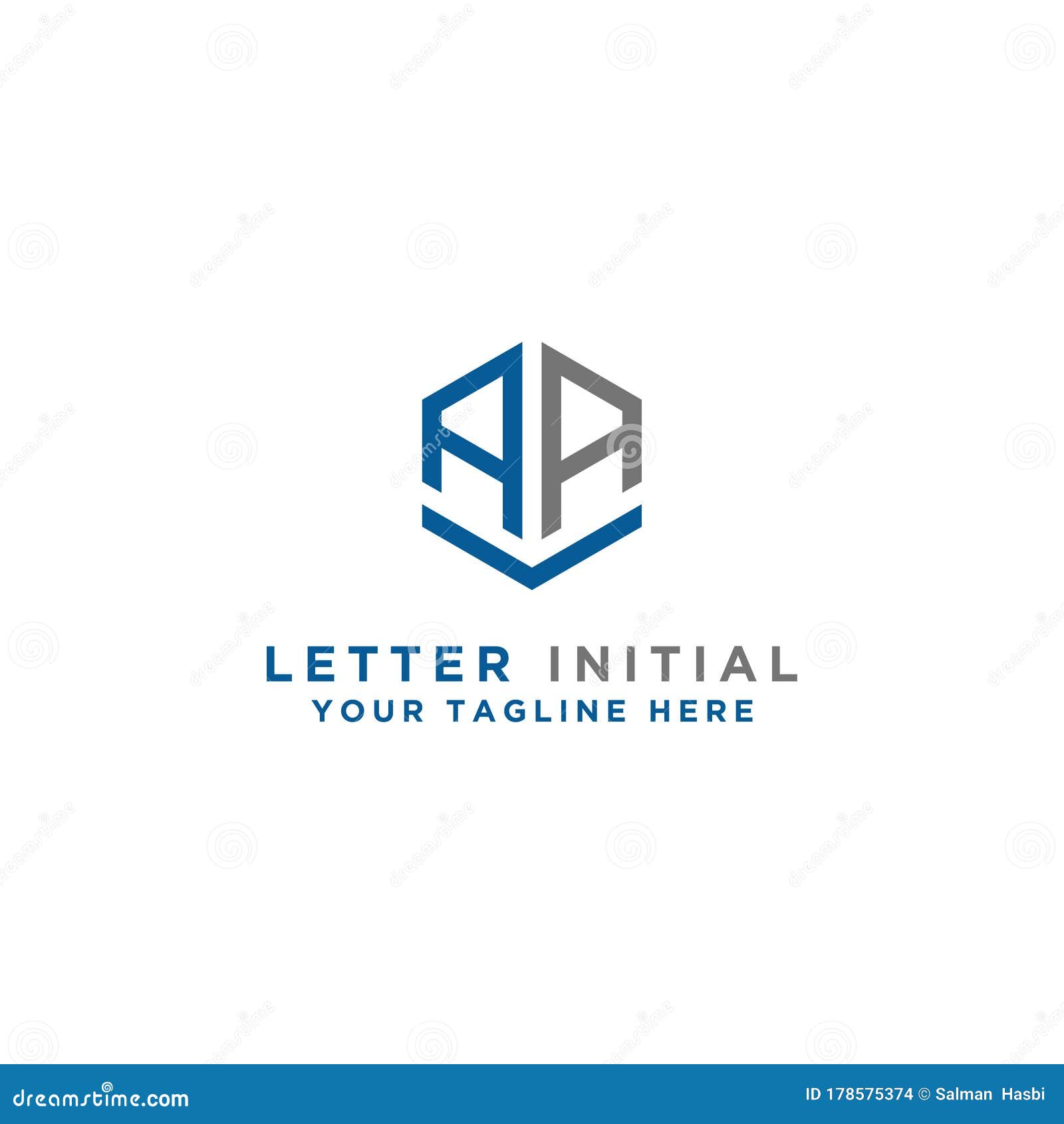 AA Letter Initial Icon / Monogram. Stock Vector - Illustration of brand ...