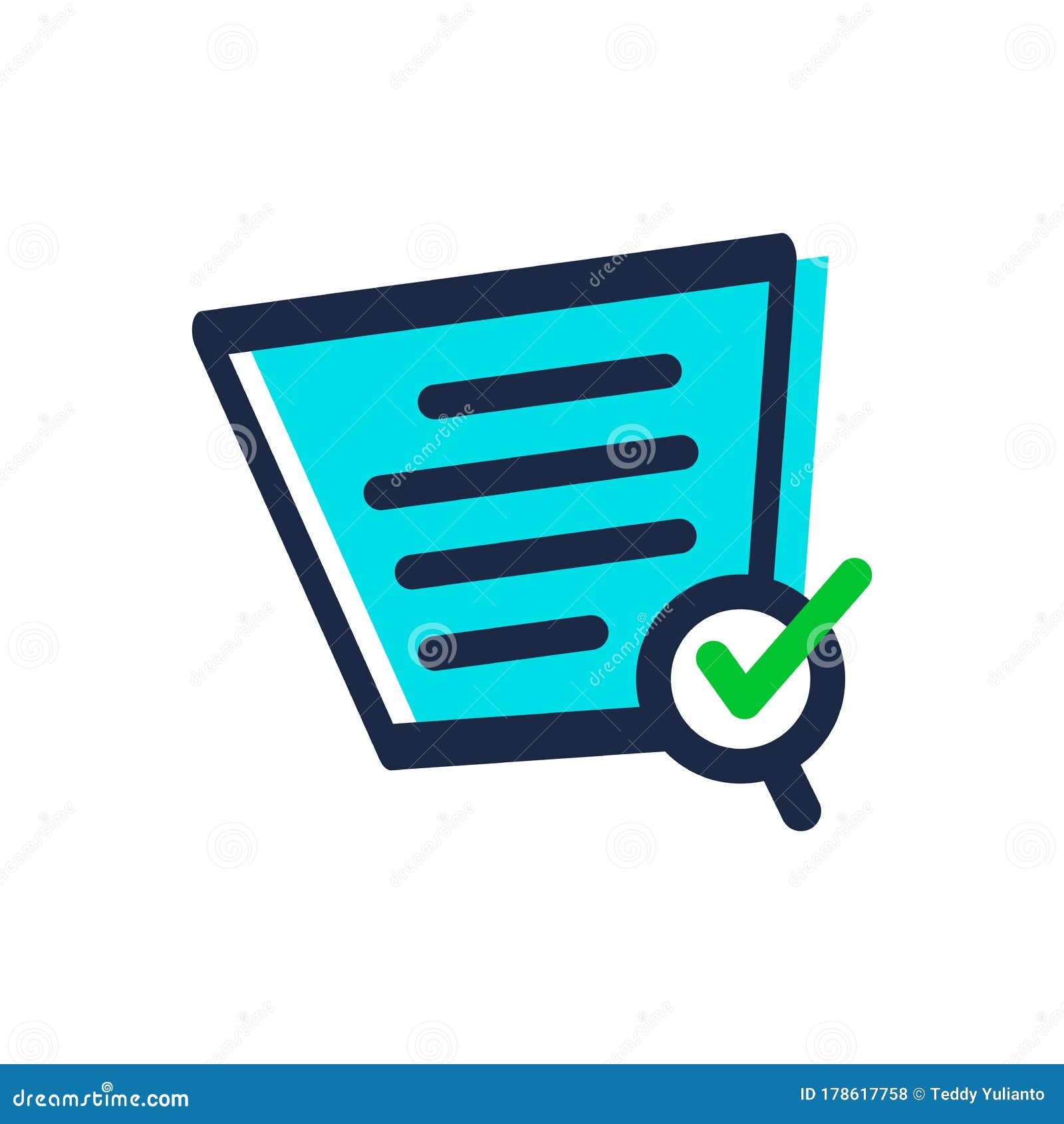 Simple Logo Design Document Stock Vector - Illustration of cloud ...