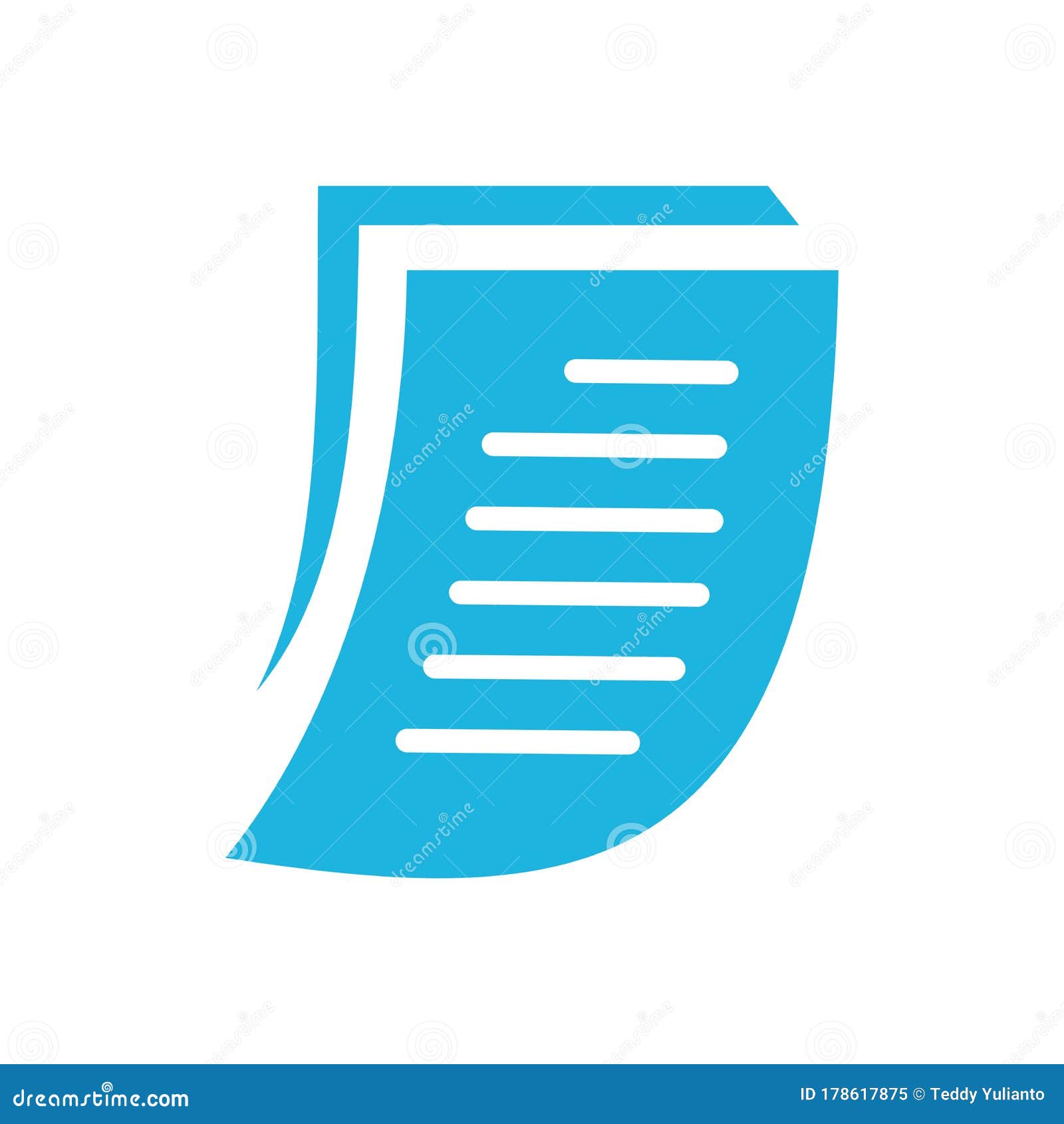 Simple Logo Design Document Stock Vector - Illustration of business ...