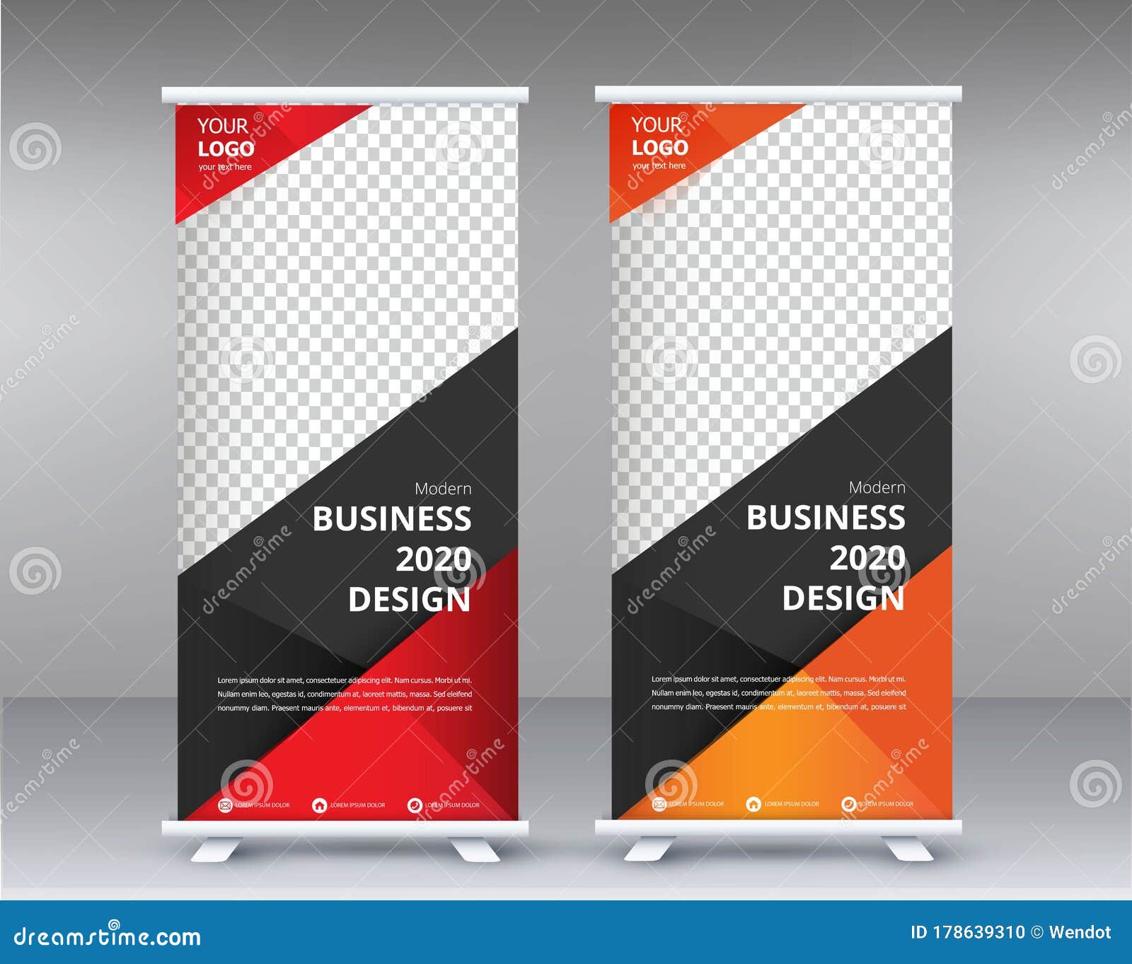 Modern Exhibition Advertising Trend Business Roll Up Banner Stand ...