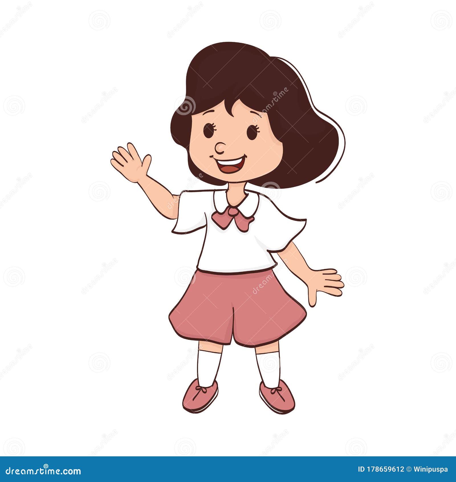 Raising Hand. Student Raising Hand. Stock Vector - Illustration of ...